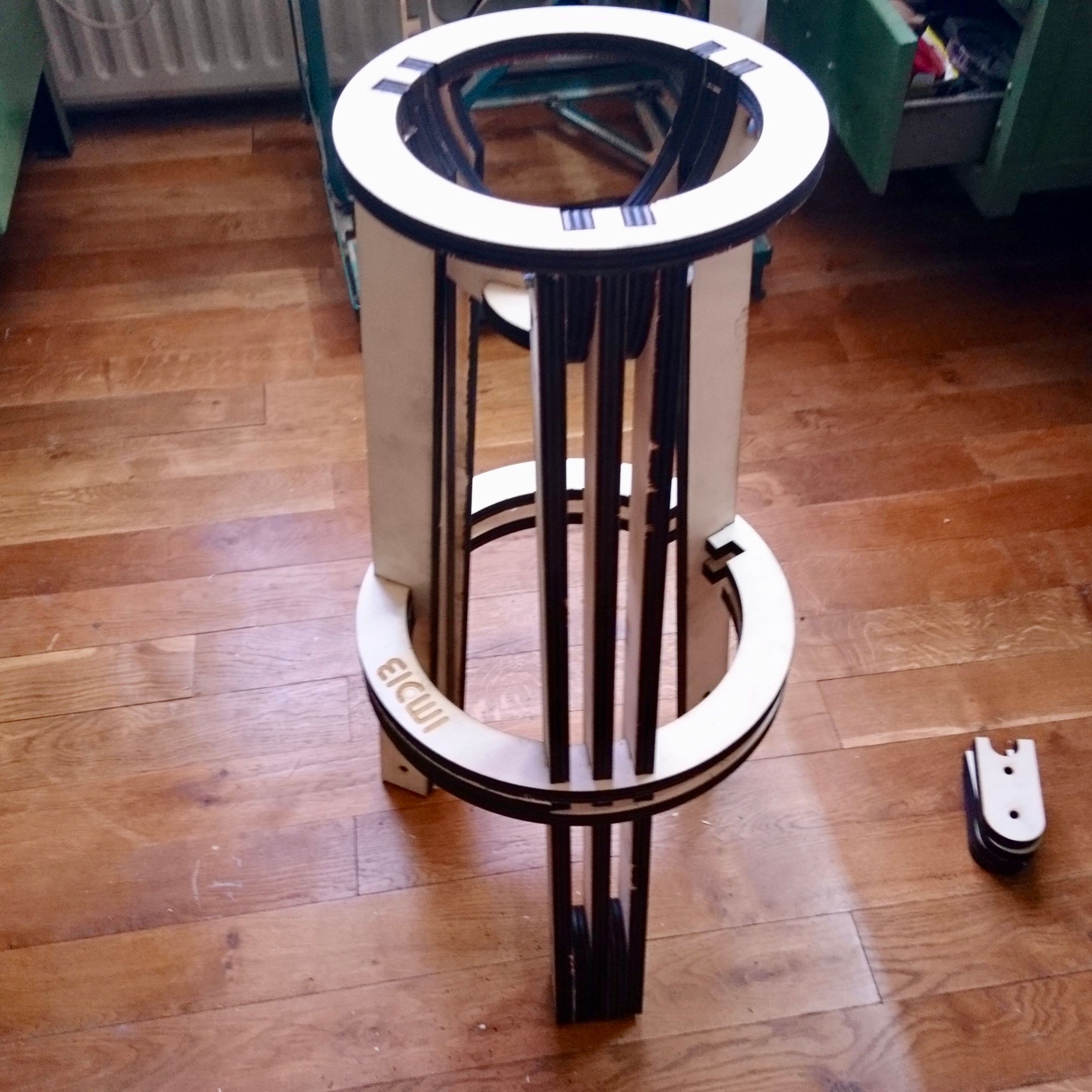 Lasercut Ball-stool Bar Stool : 10 Steps (with Pictures) - Instructables