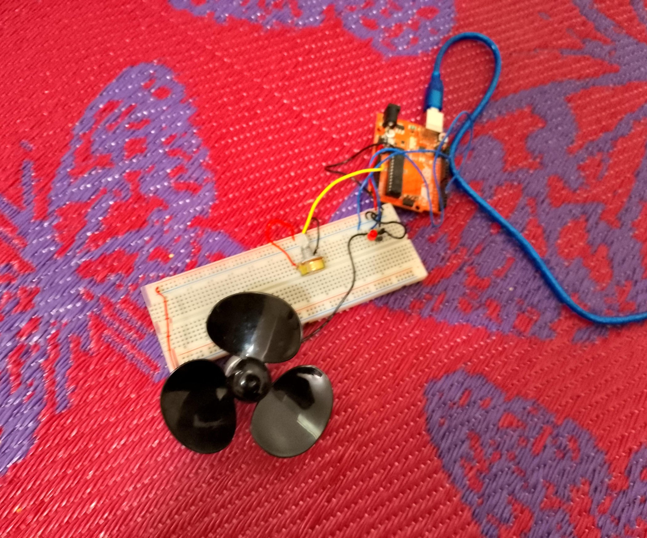 Arduino DC Motor Fan and LED Control With Potentiometer : 5 Steps ...