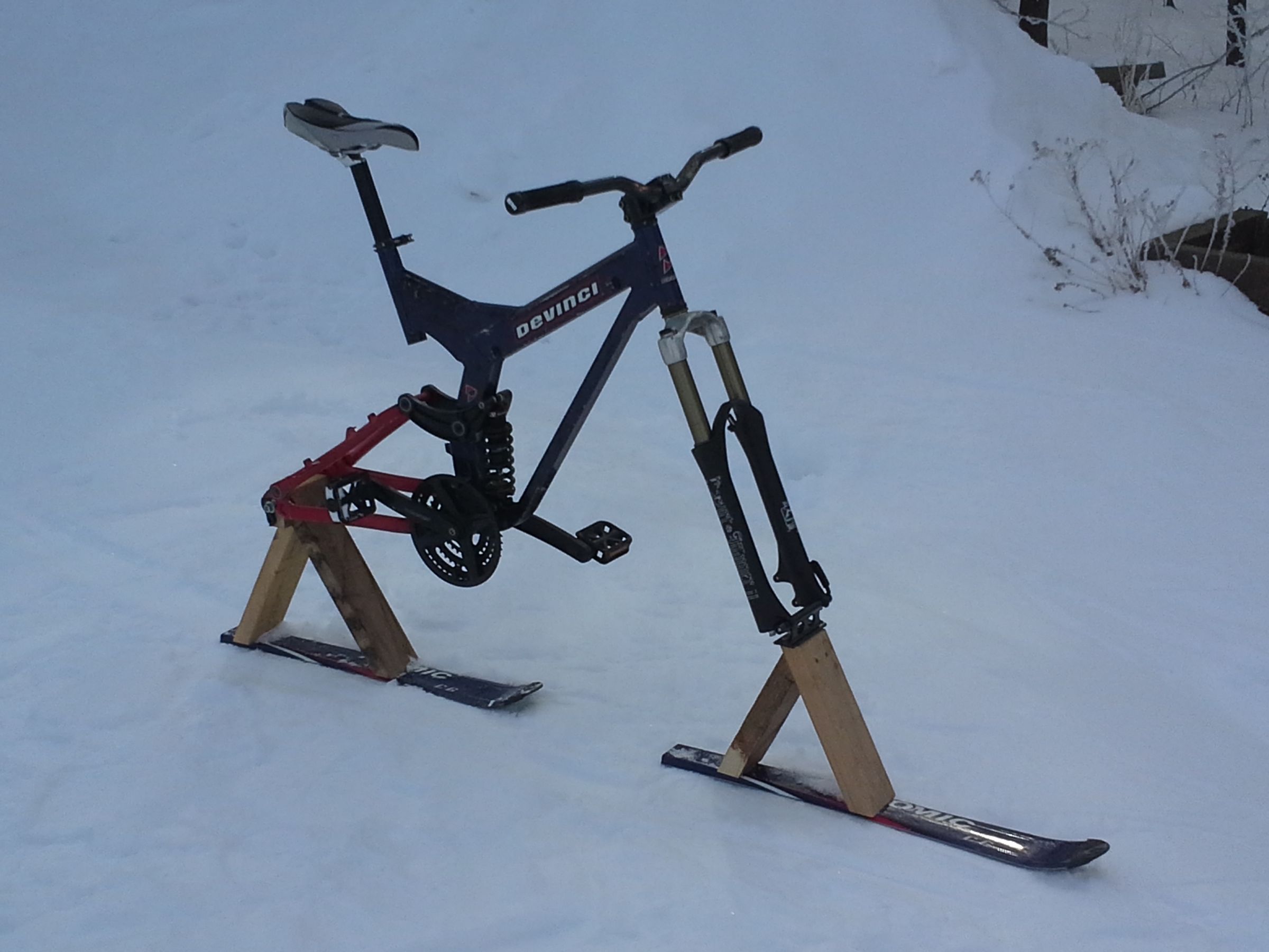 How to Create a Downhill Ski-Bike : 5 Steps (with Pictures) - Instructables