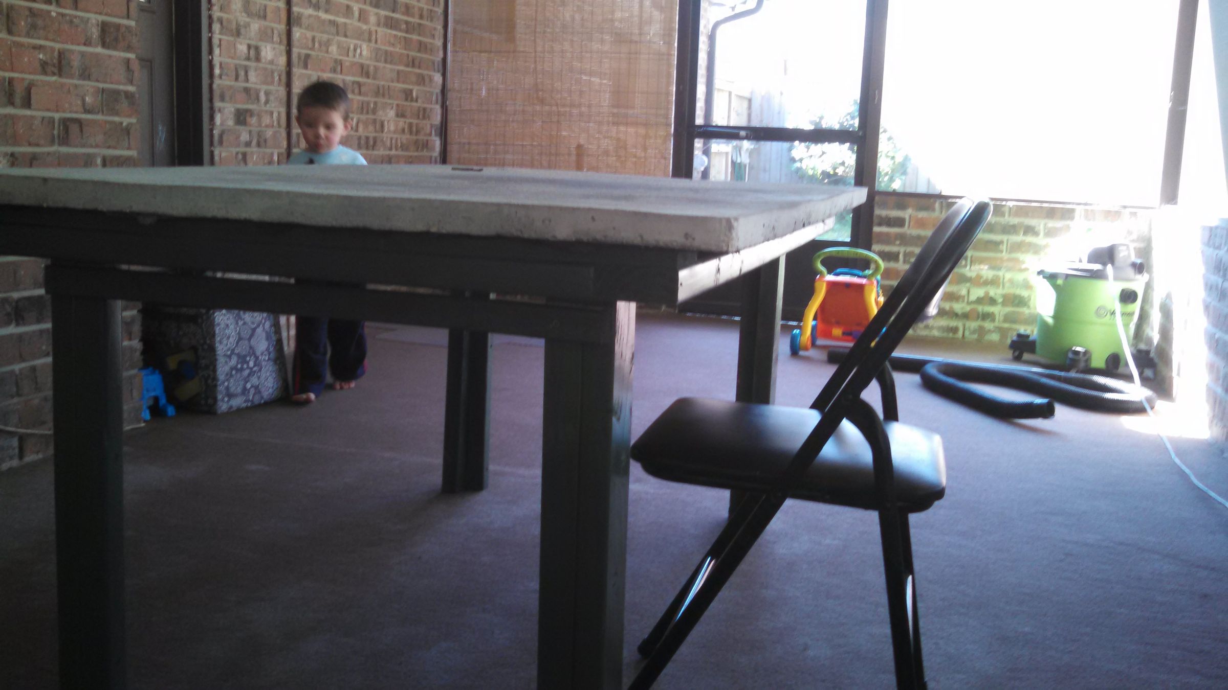 DIY Concrete Game Table Under $100 : 8 Steps (with Pictures ...