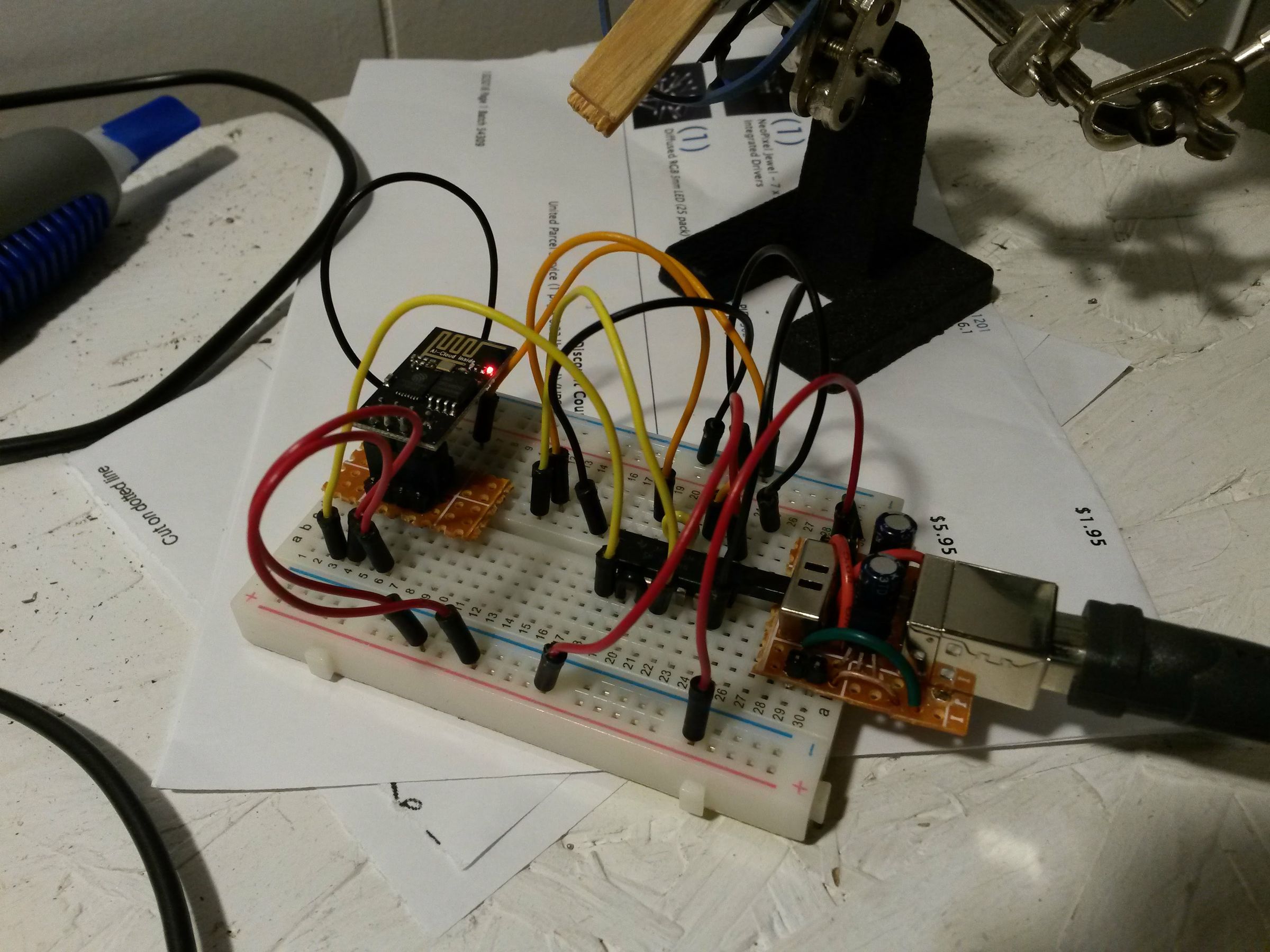 5V/3.3V Breadboard Power Supply : 3 Steps (with Pictures) - Instructables