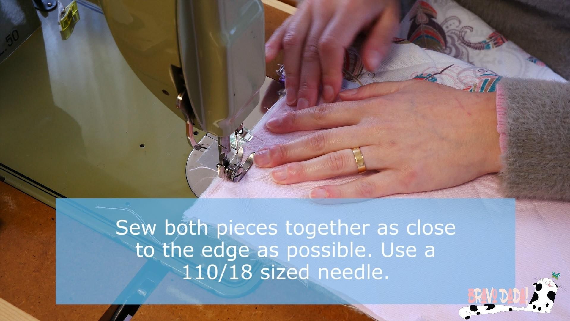 DIY How to Make a Quilted Sewing Machine Mat With Pockets and Thread ...