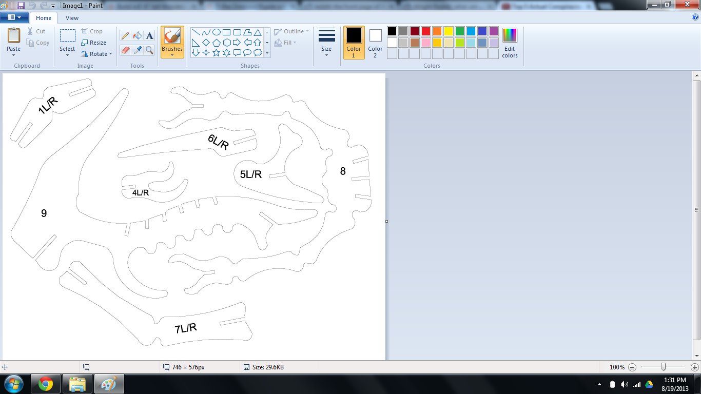 Cardboard Dinosaur Puzzle : 8 Steps (with Pictures) - Instructables