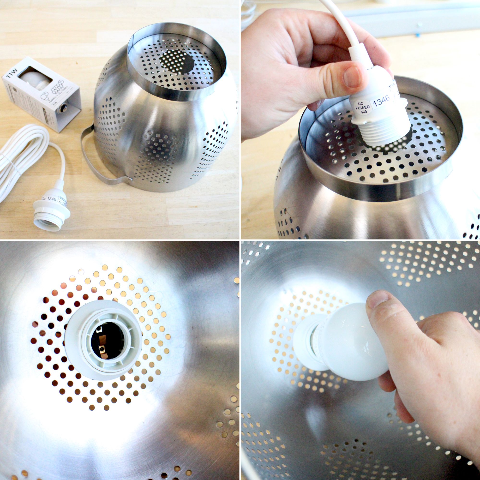 IKEA HACK: Easy Lamps : 4 Steps (with Pictures) - Instructables