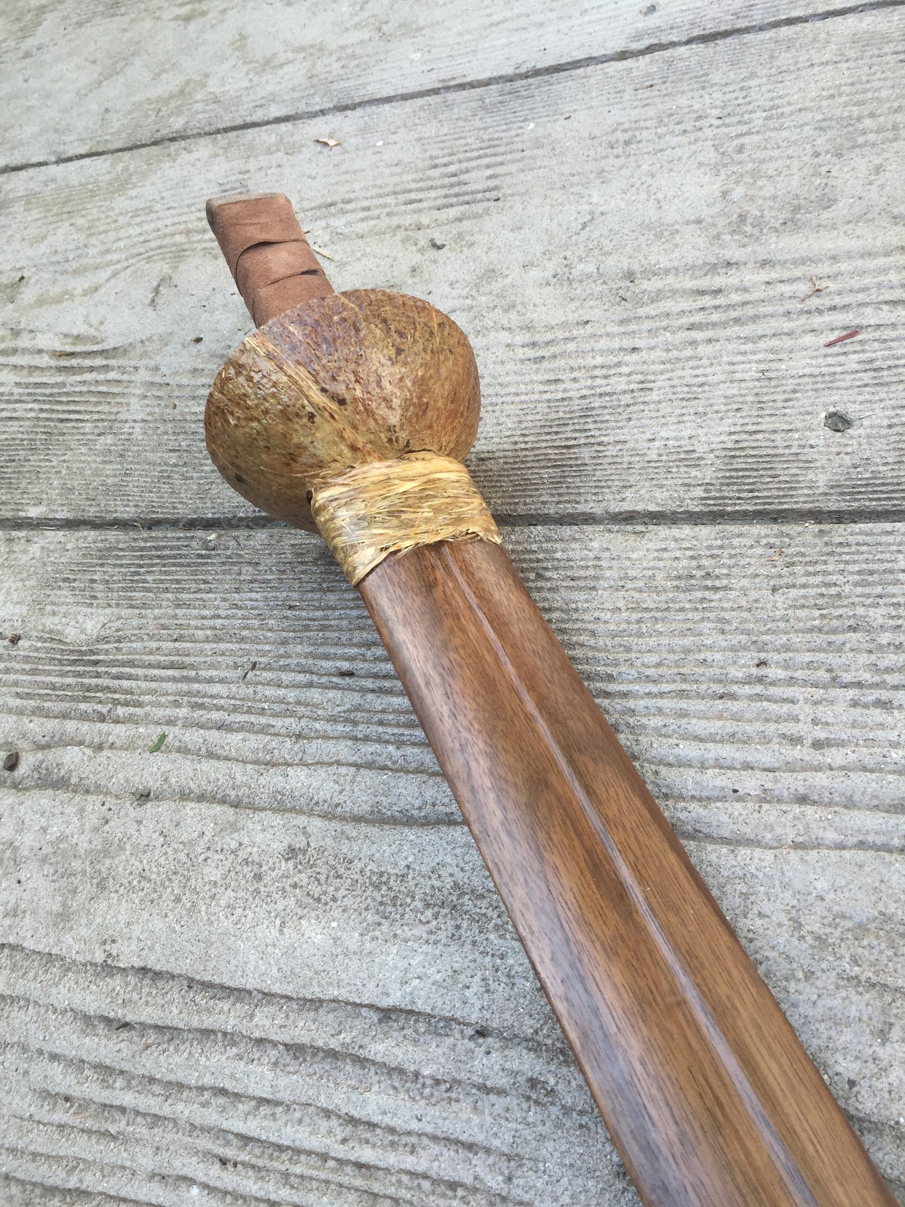"Hook" Wooden Sword W/ Coconut Guard : 5 Steps (with Pictures ...