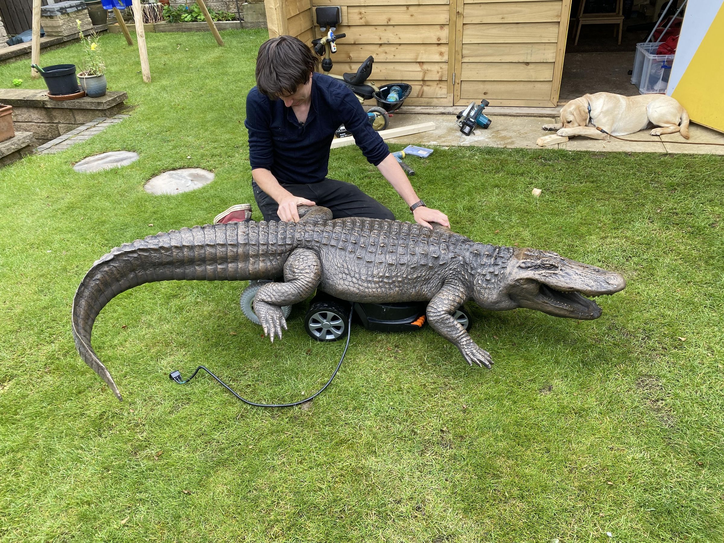 Robot Crocodile That Mows the Lawn! : 9 Steps (with Pictures ...