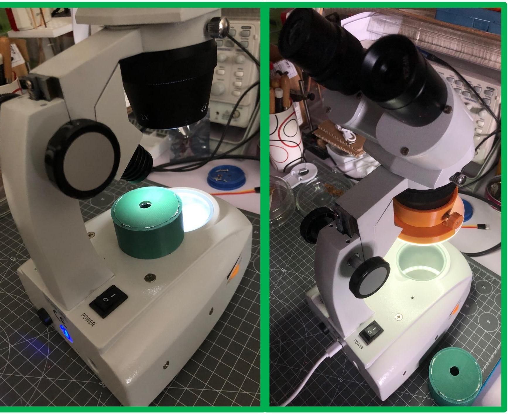 New Lights to an Old StereoMicroscope : 6 Steps (with Pictures ...