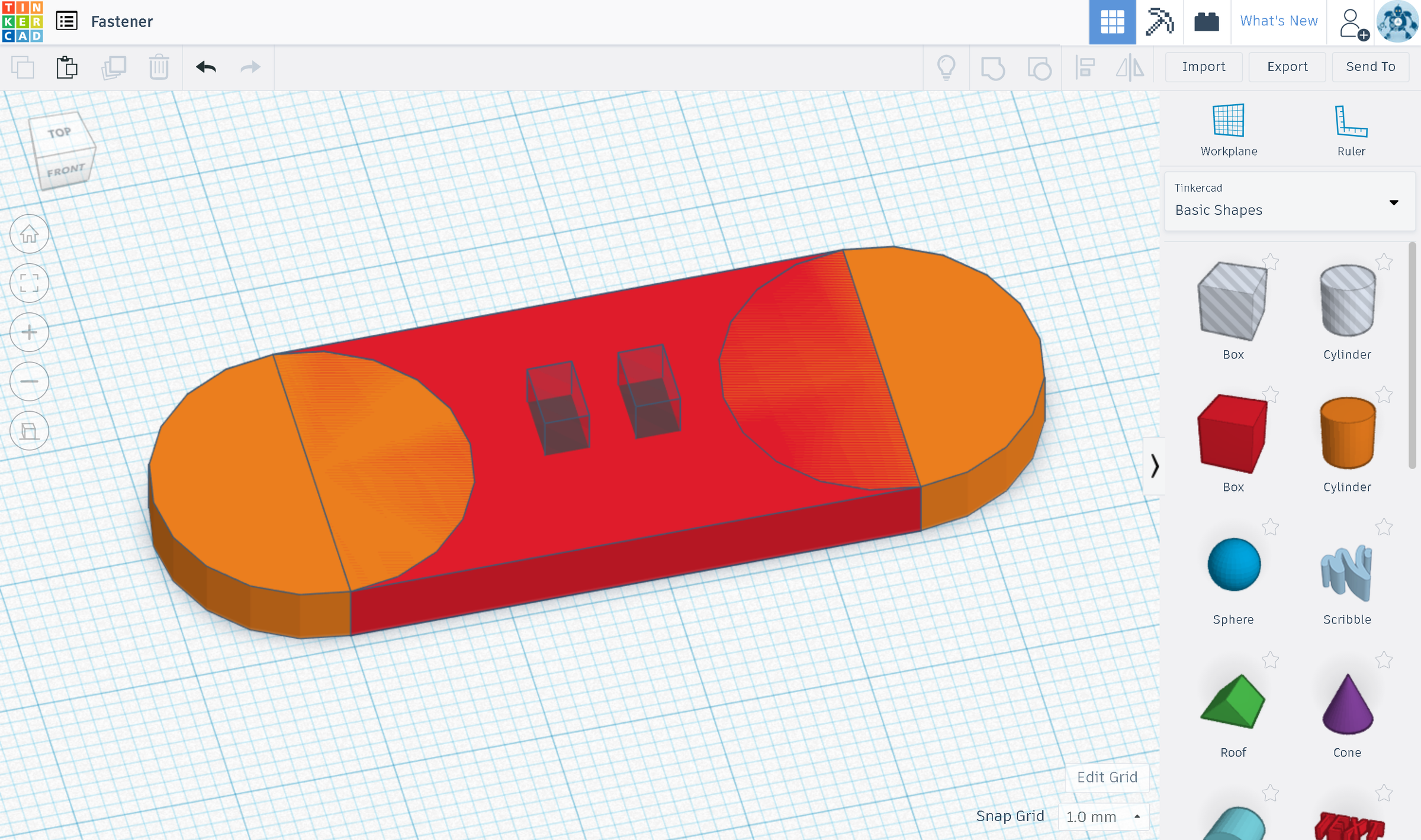Simple Fastener: Practical Intro to 3D Modeling : 5 Steps (with ...