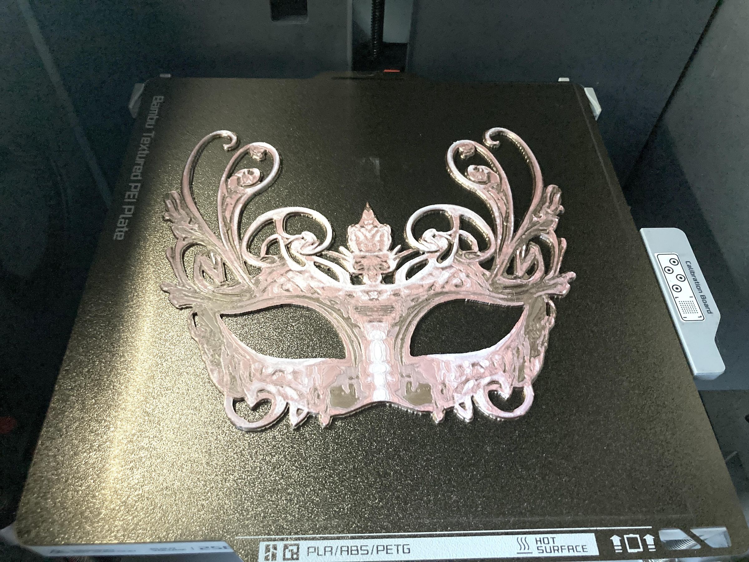 Filigree Masquerade Mask 3D Print Hueforge : 6 Steps (with Pictures ...