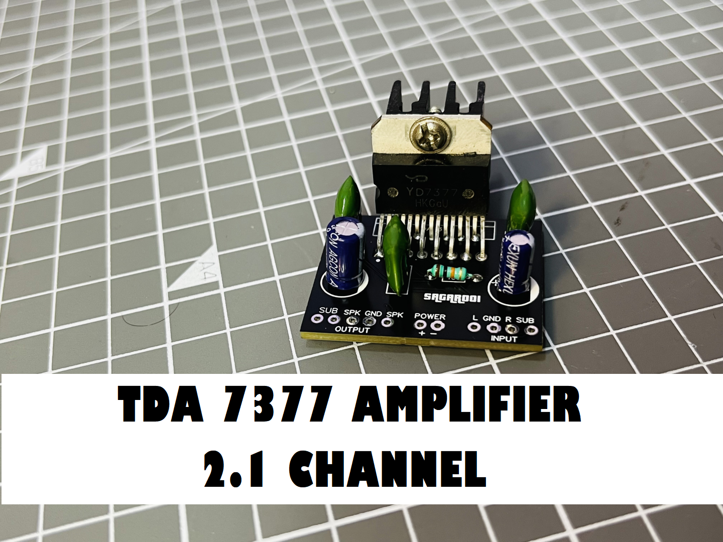 TDA7377 Based 2.1 Channel Mini Amplifier : 5 Steps (with Pictures ...