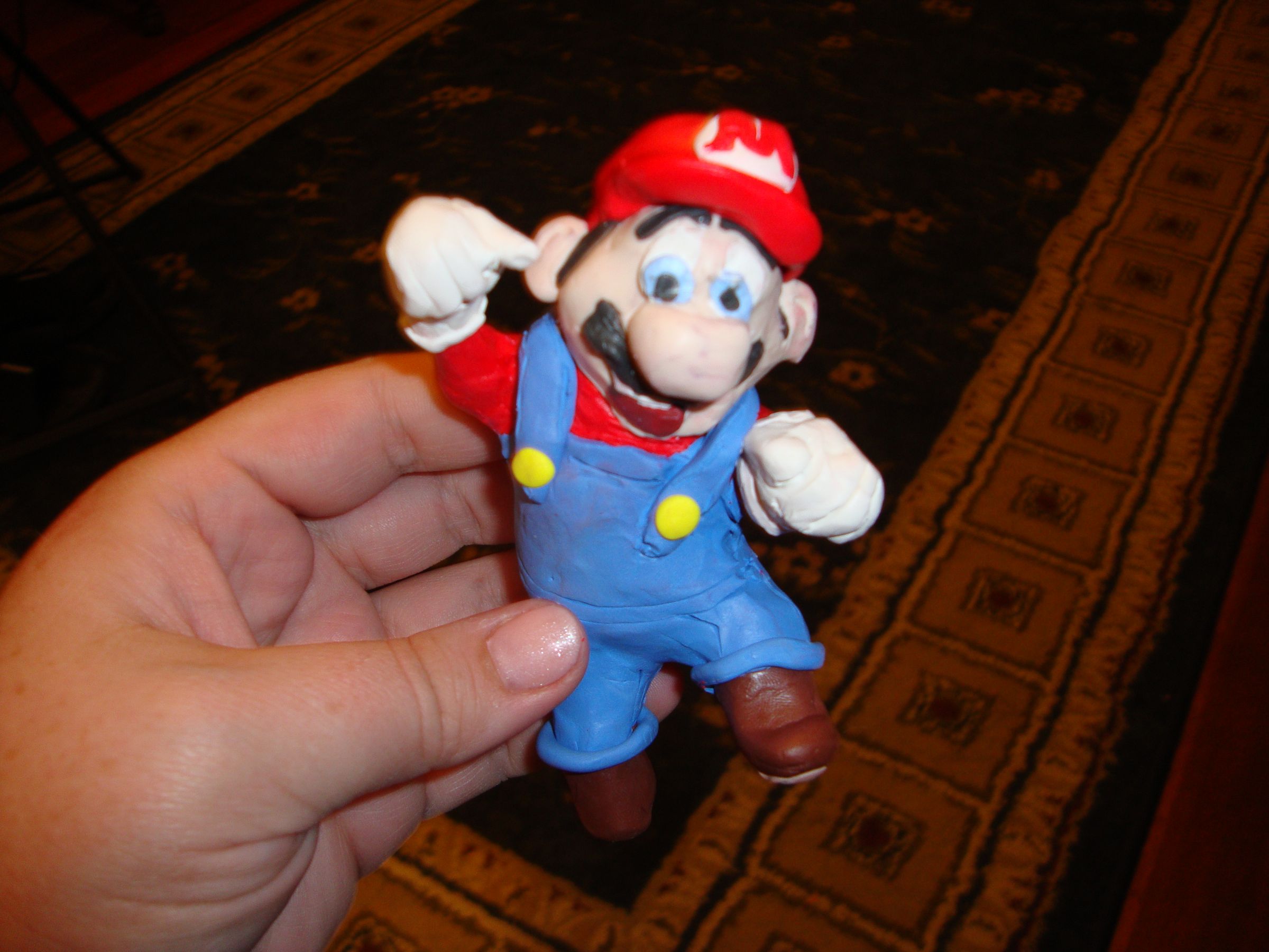 Super Mario Brothers Polymer Clay Sculpture : 21 Steps (with Pictures ...