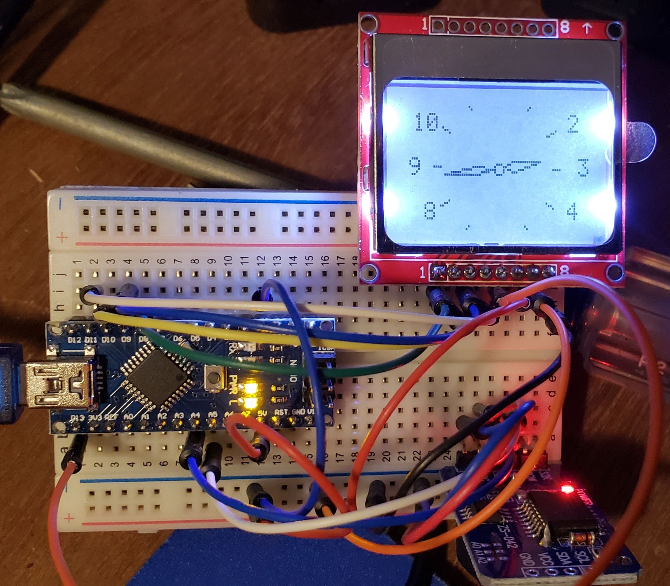 Analog Clock Using Math, Arduino Pro Mini, DS3231 and Nokia 5110 : 10 ...