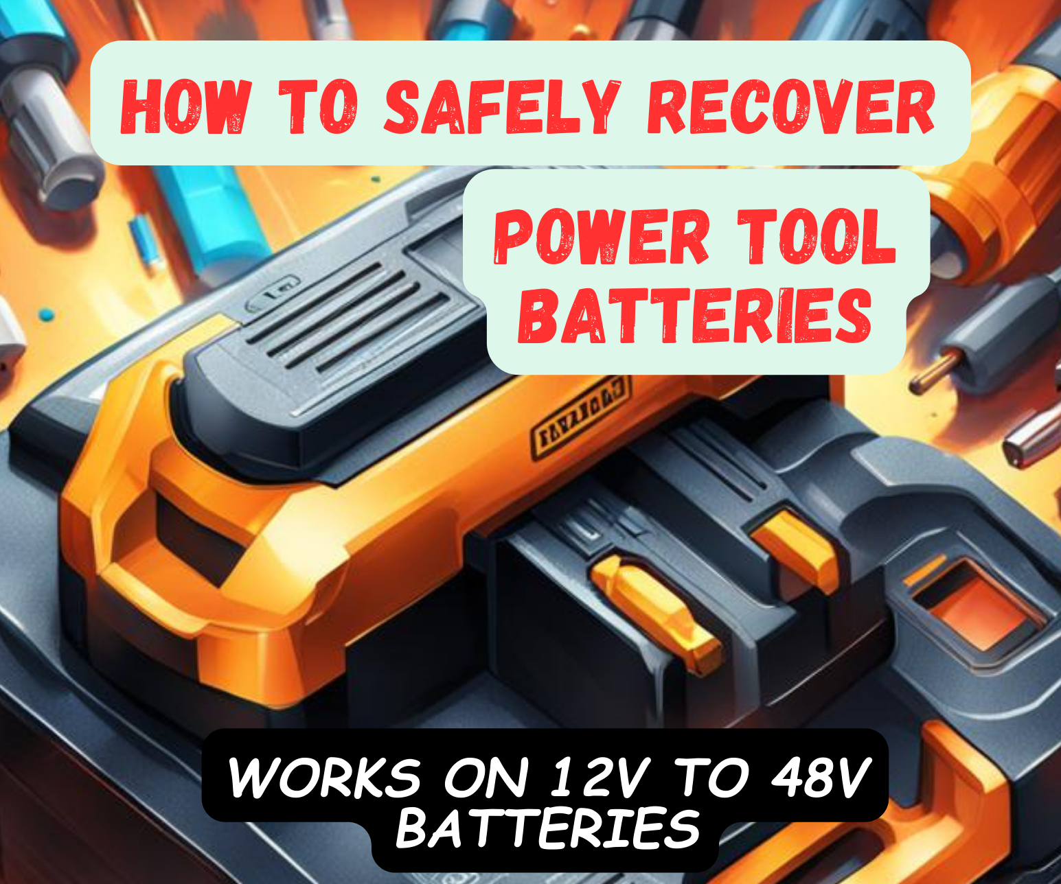 How to Safely Revive Power Tool Batteries : 4 Steps - Instructables
