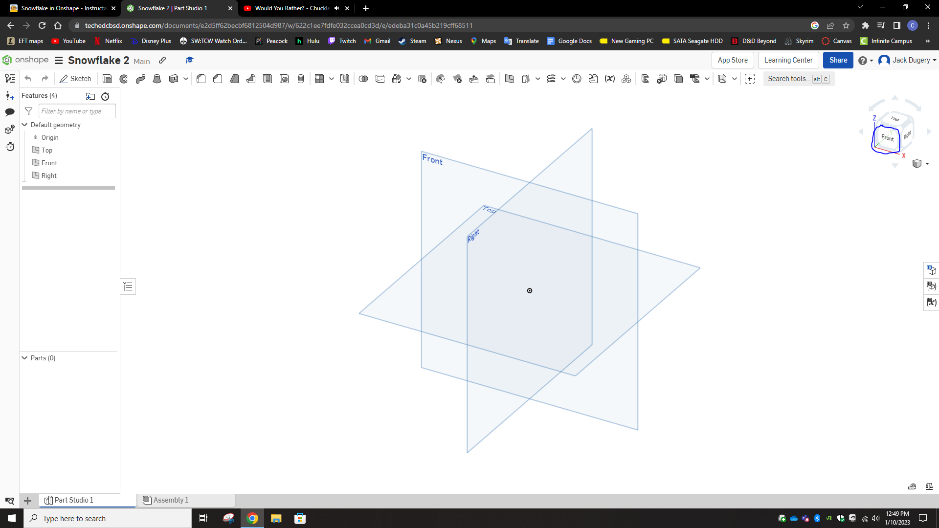 Creating a Snowflake in Onshape : 9 Steps - Instructables