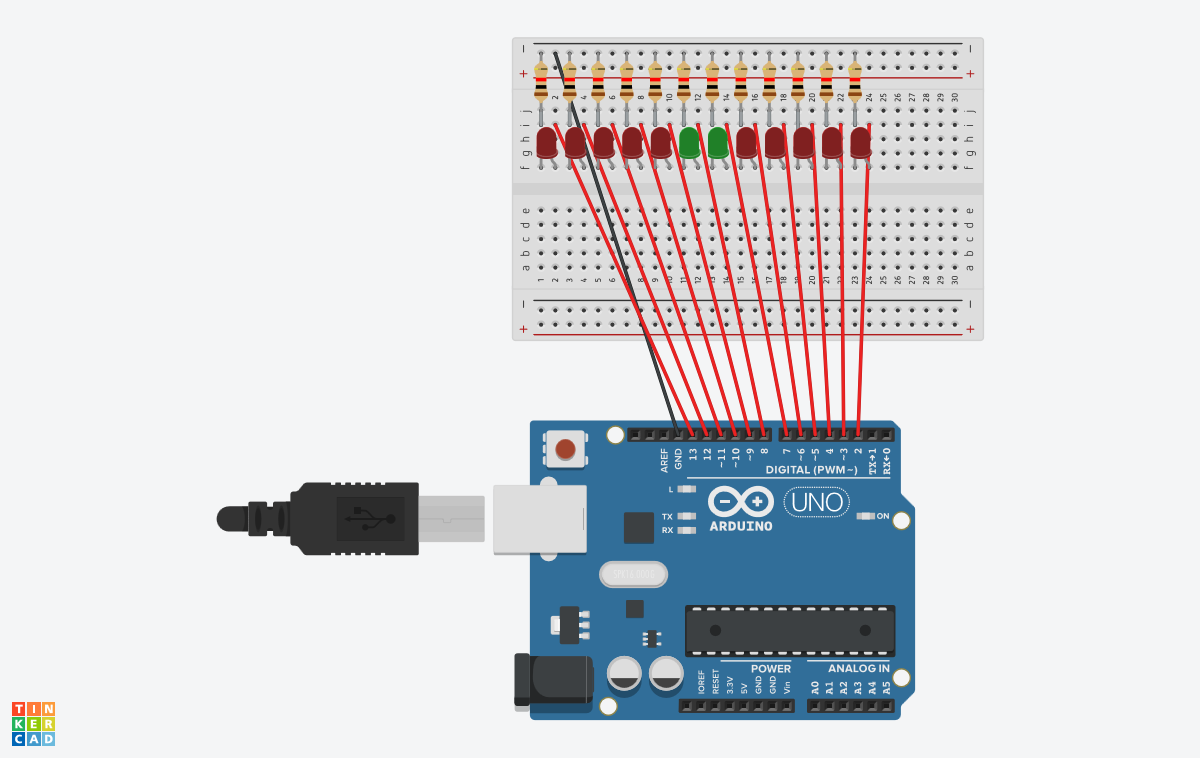 Arduino LED Chaser : 4 Steps - Instructables