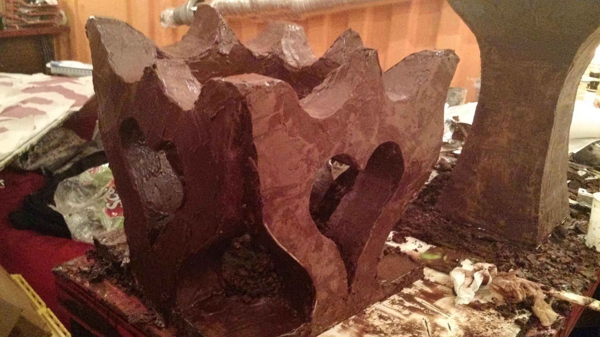 Flaming Chocolate Tower Wedding Cake : 12 Steps - Instructables