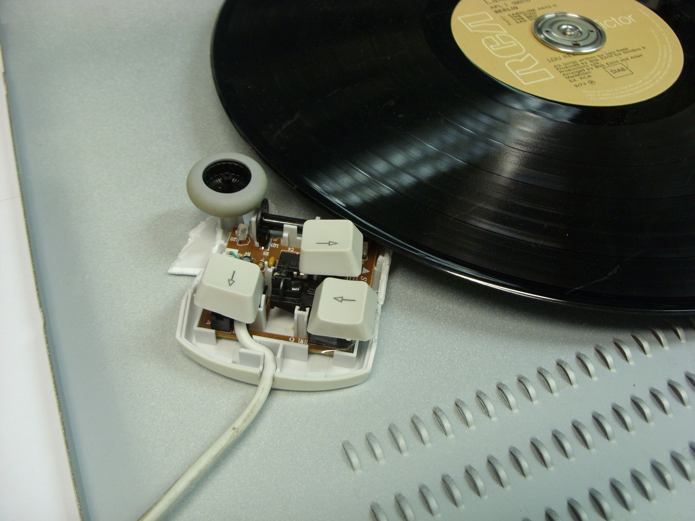 DIY DJ Turntable From Old Computer Parts : 12 Steps (with Pictures ...