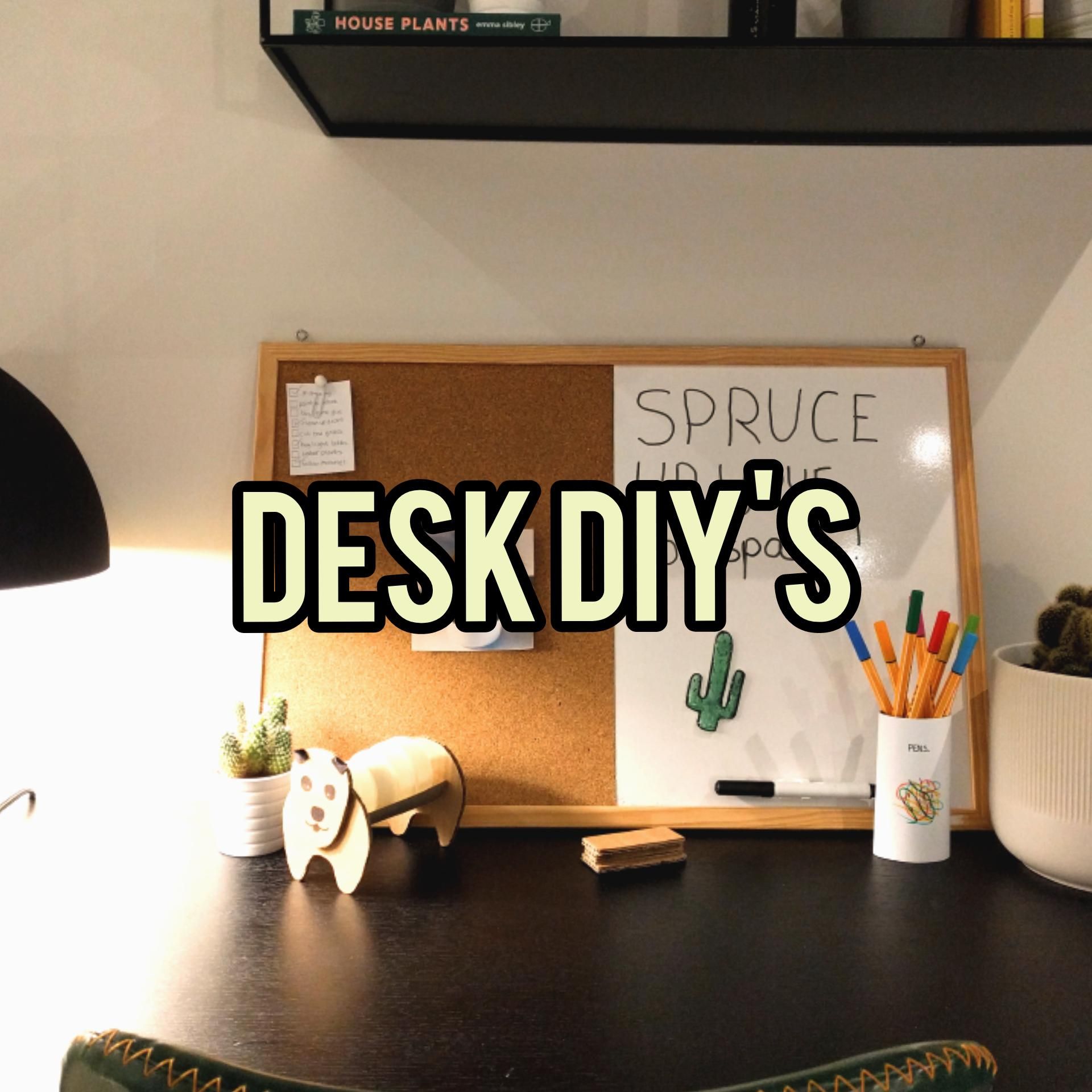 Spruce Up Your Workspace! Desk DIY'S! : 5 Steps - Instructables