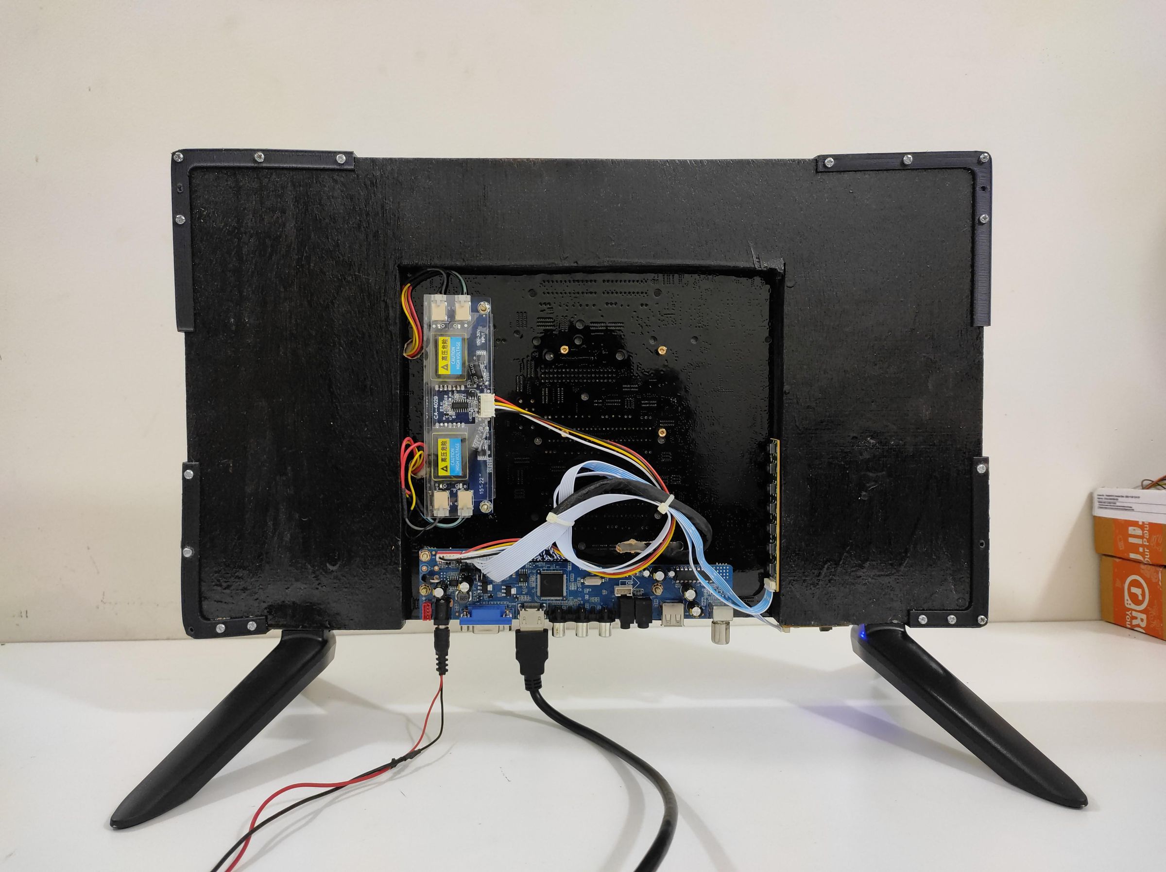 Convert Old Display Panel Into Sleek Monitor : 10 Steps (with Pictures ...