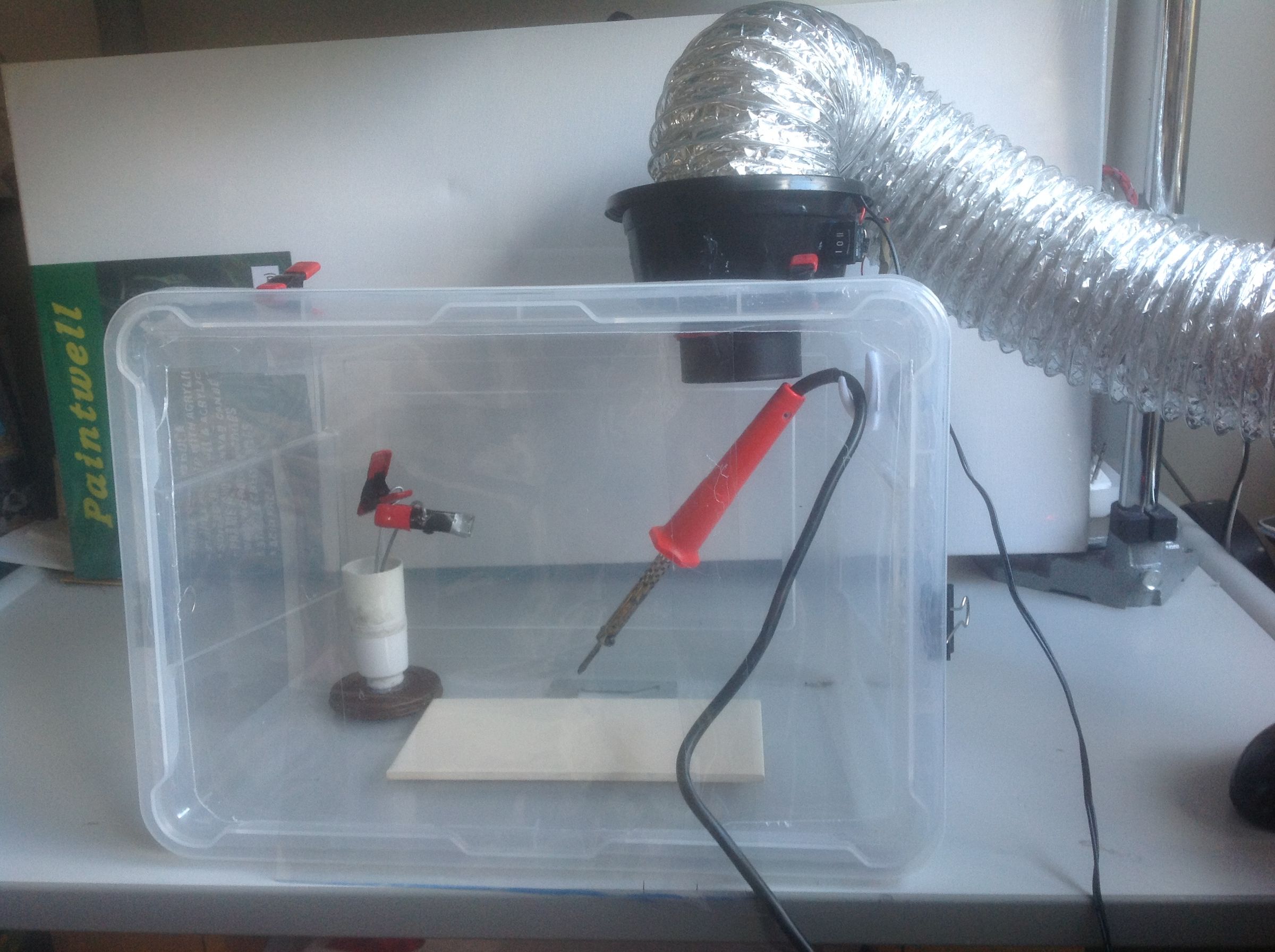 Easy, Cheap Portable VENTED Fume Extractor and Optional Fume Box : 8 ...