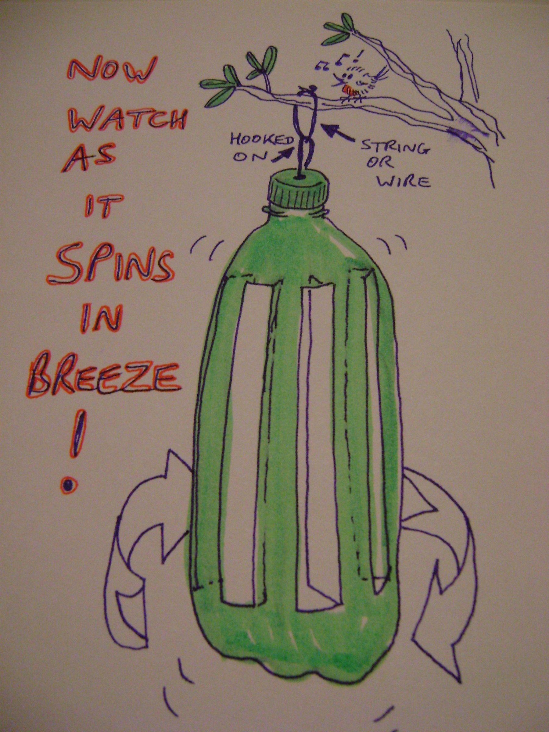 Wind Whirler (plastic Bottle Wind Turbine!) : 13 Steps - Instructables