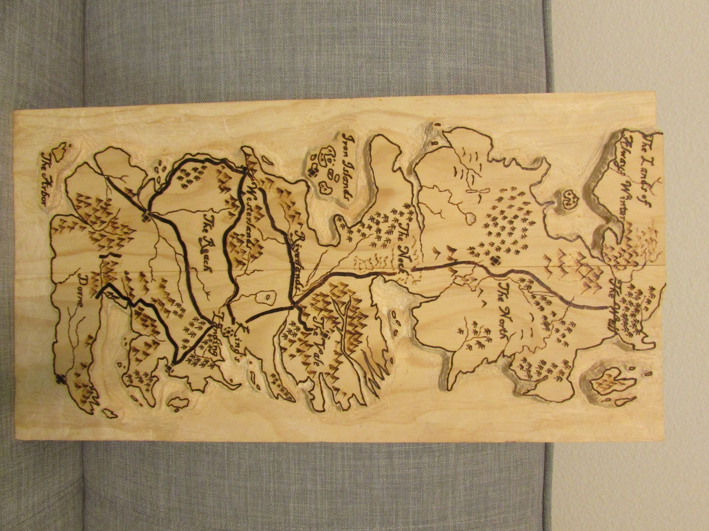 Game of Thrones Painted Table / 3D Map : 7 Steps (with Pictures ...