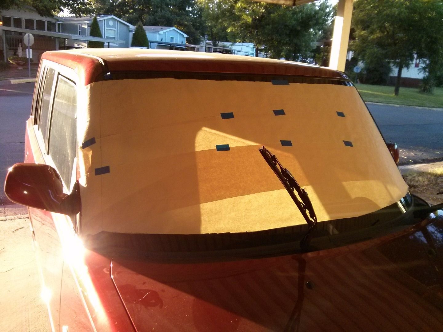 Make a Custom-fitted Sunshade : 8 Steps (with Pictures) - Instructables