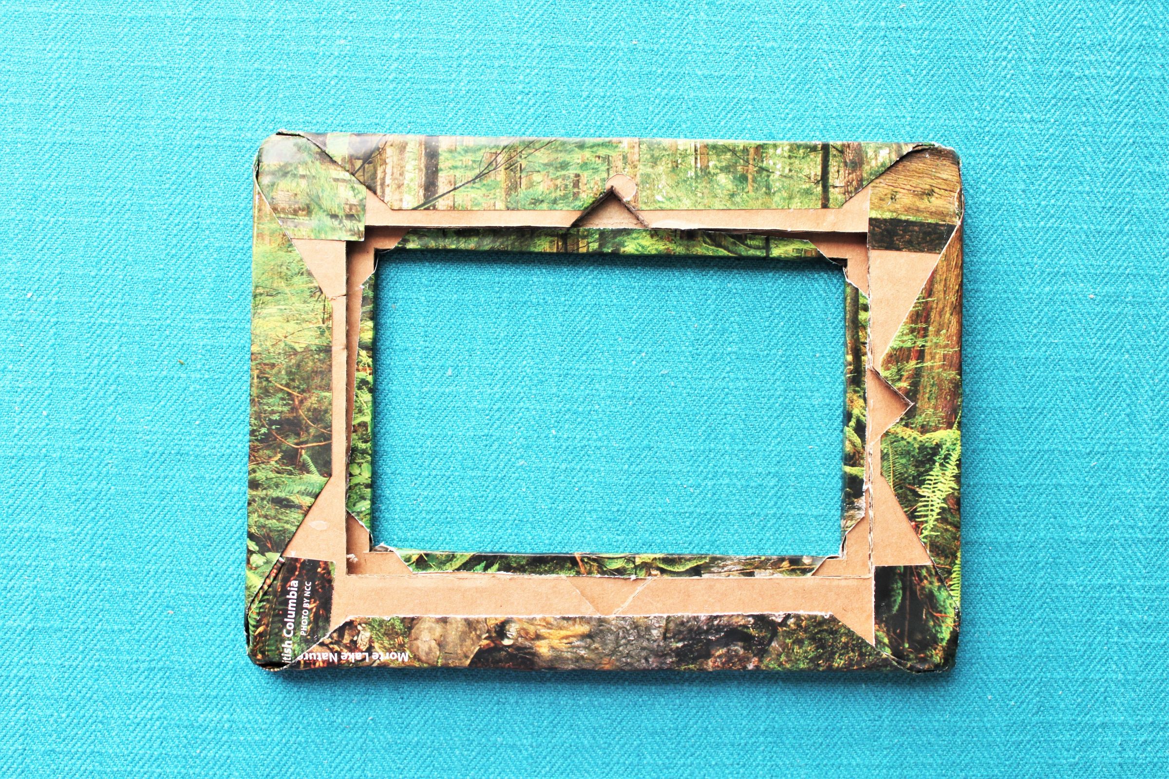 DIY PICTURE FRAME From Cardboard and Decorative Materials : 14 Steps ...
