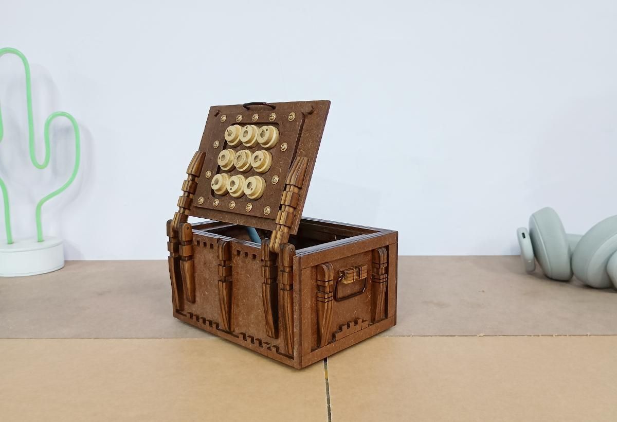Ultimate Puzzle Box With 2 Step Lock Mechanism | Secret Box | Trick Box ...