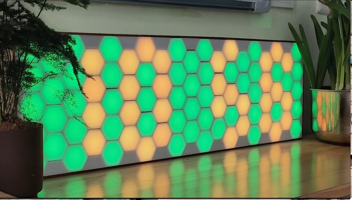 INTERACTIVE LED WALL & CLOCK! : 8 Steps (with Pictures) - Instructables