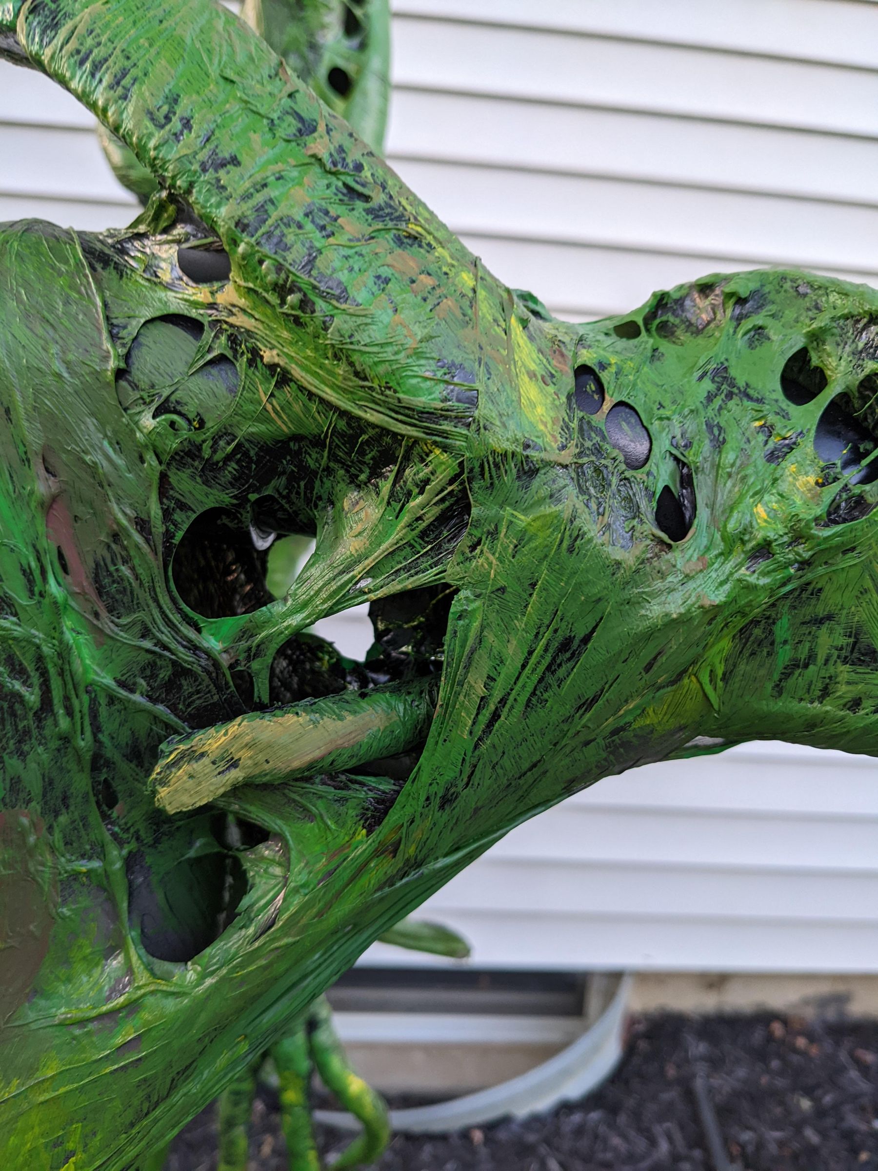 DIY 12ft Grimacing Pumpkin Monster Halloween Prop /Decoration : 5 Steps ...