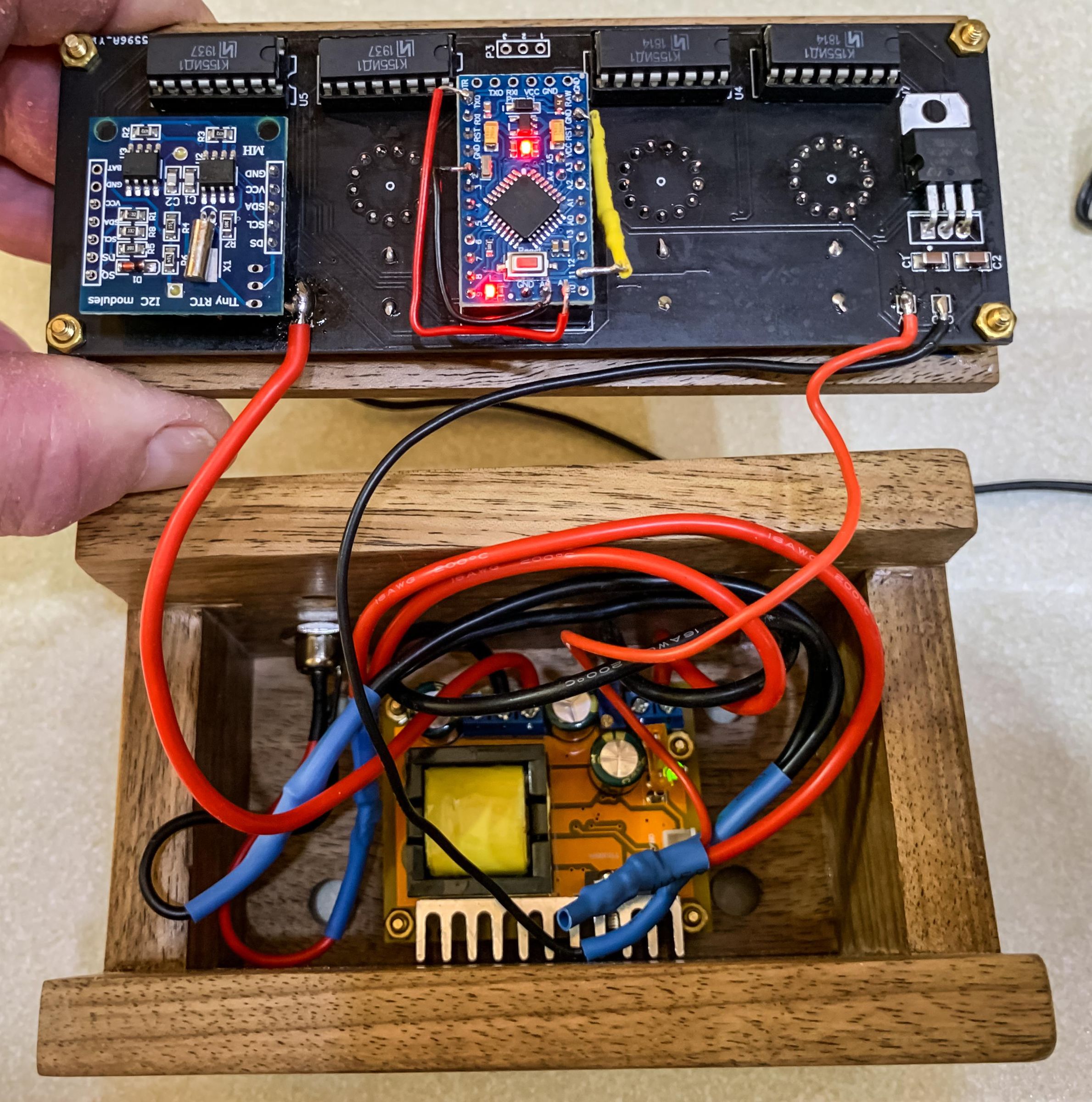 Make Your Own Retro Nixie Clock With an RTC! : 7 Steps (with Pictures ...