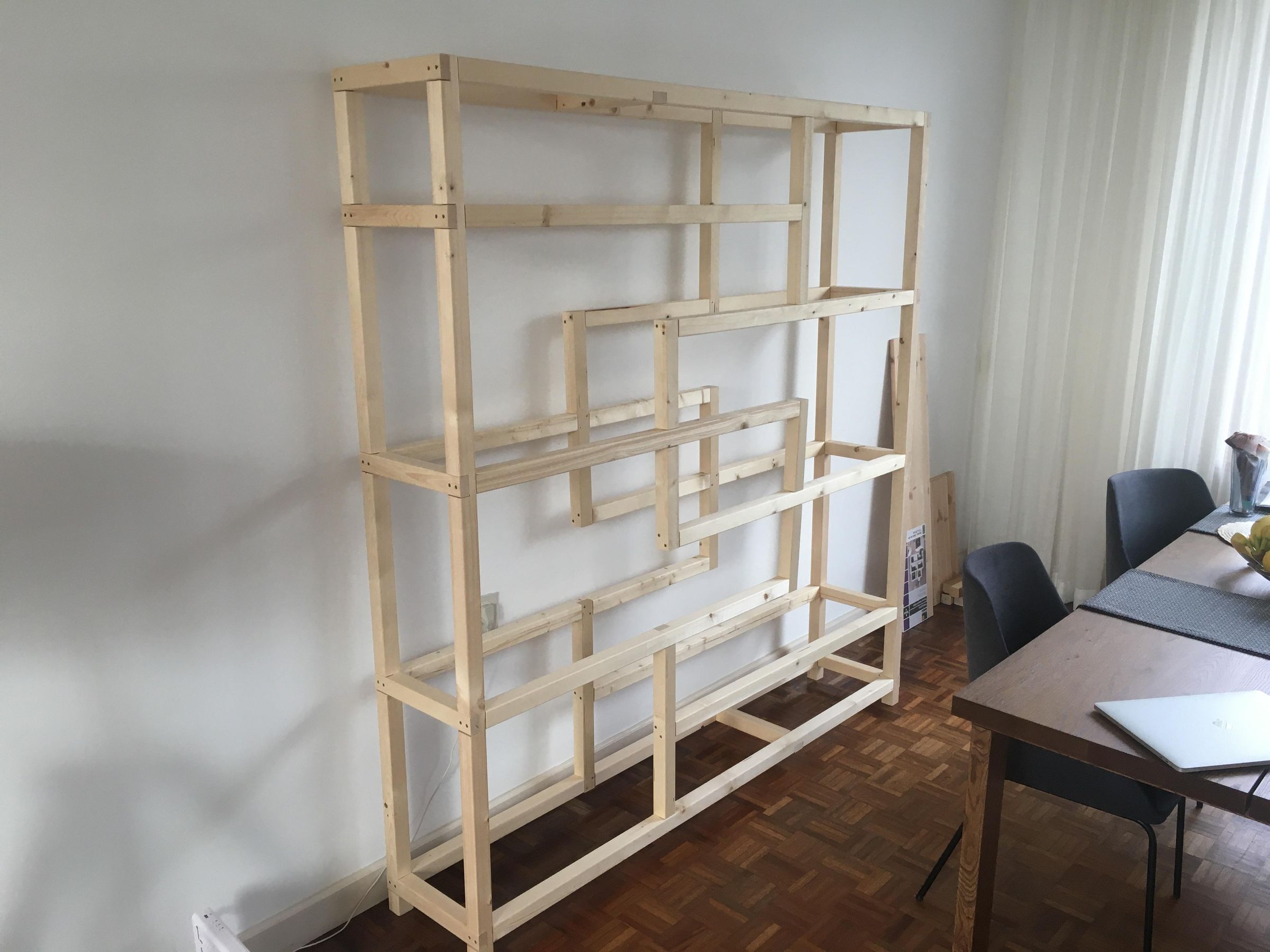 MyFurniture #1 - How To: a (unique) Shelving Unit for My Living Room ...