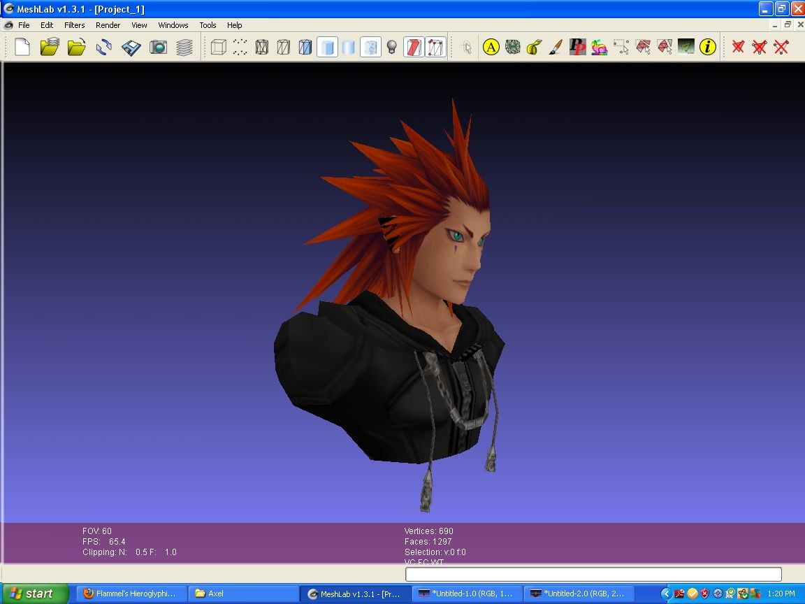 Comprehensive Design & Construction of Papercraft Anime Wigs : 8 Steps ...