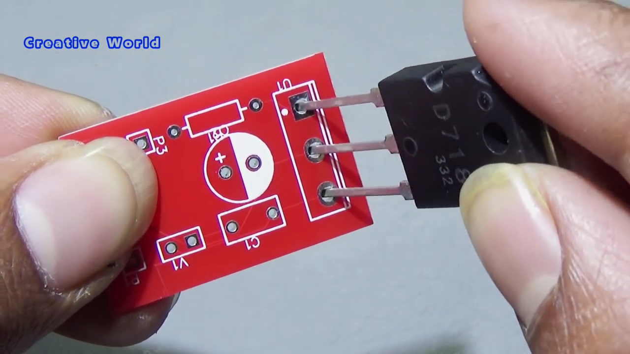 How to Make One Transistor Made 12v Mini Amplifier __ JLCPCB : 4 Steps ...