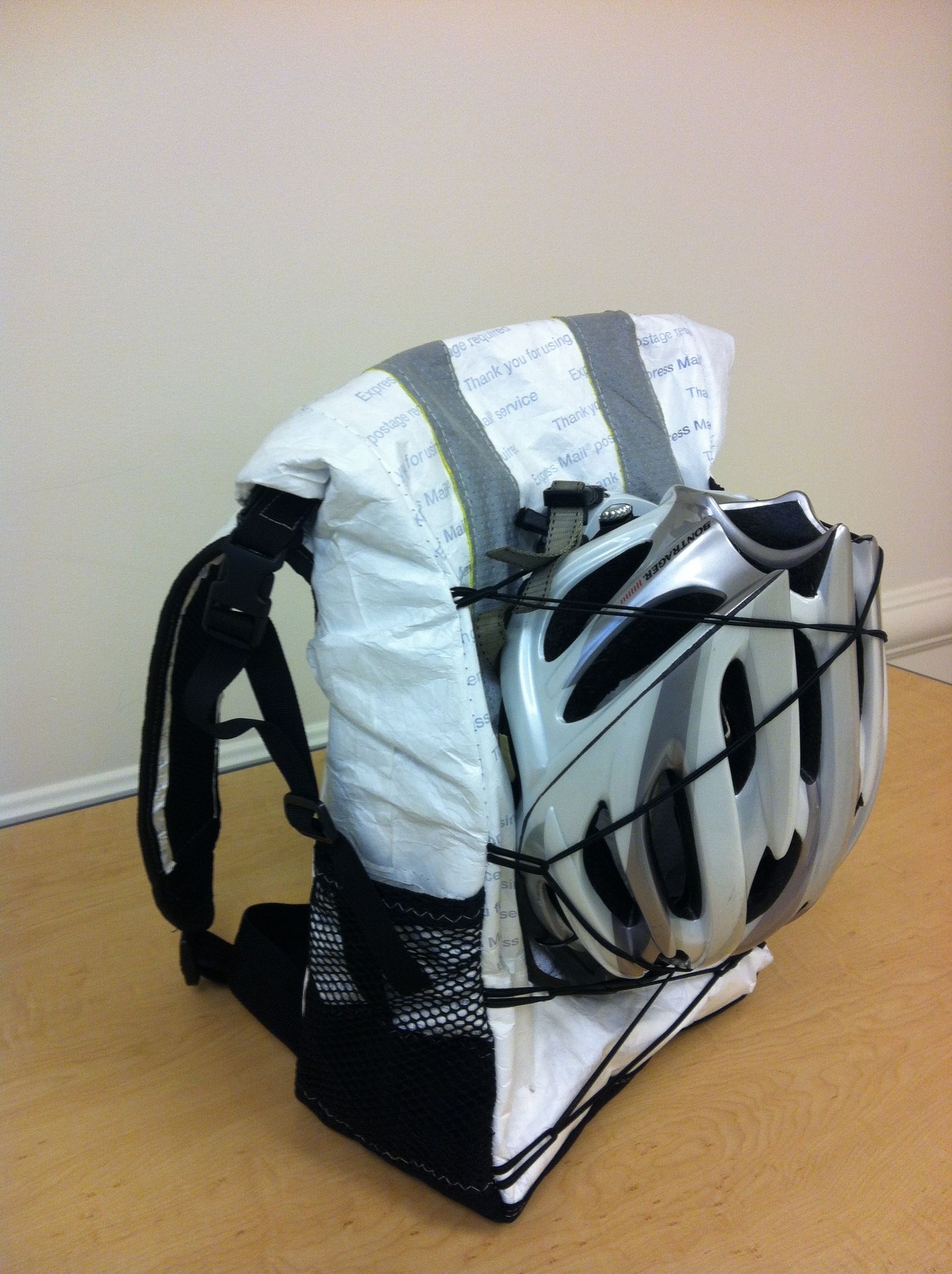 Tyvek Roll Top Backpack Made From USPS Tyvek Envelopes. - Instructables