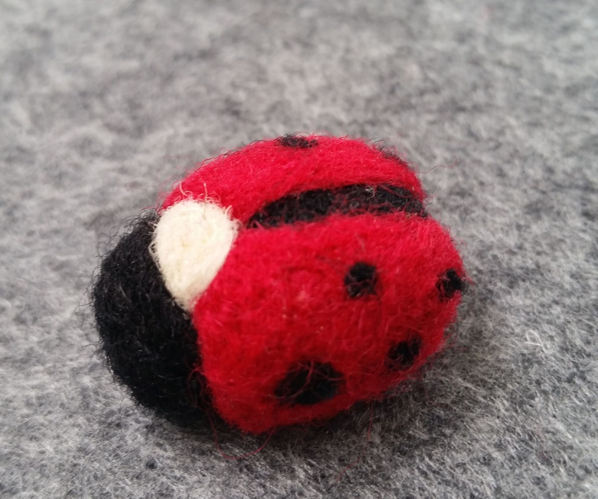 Needle Felted Ladybug : 6 Steps - Instructables