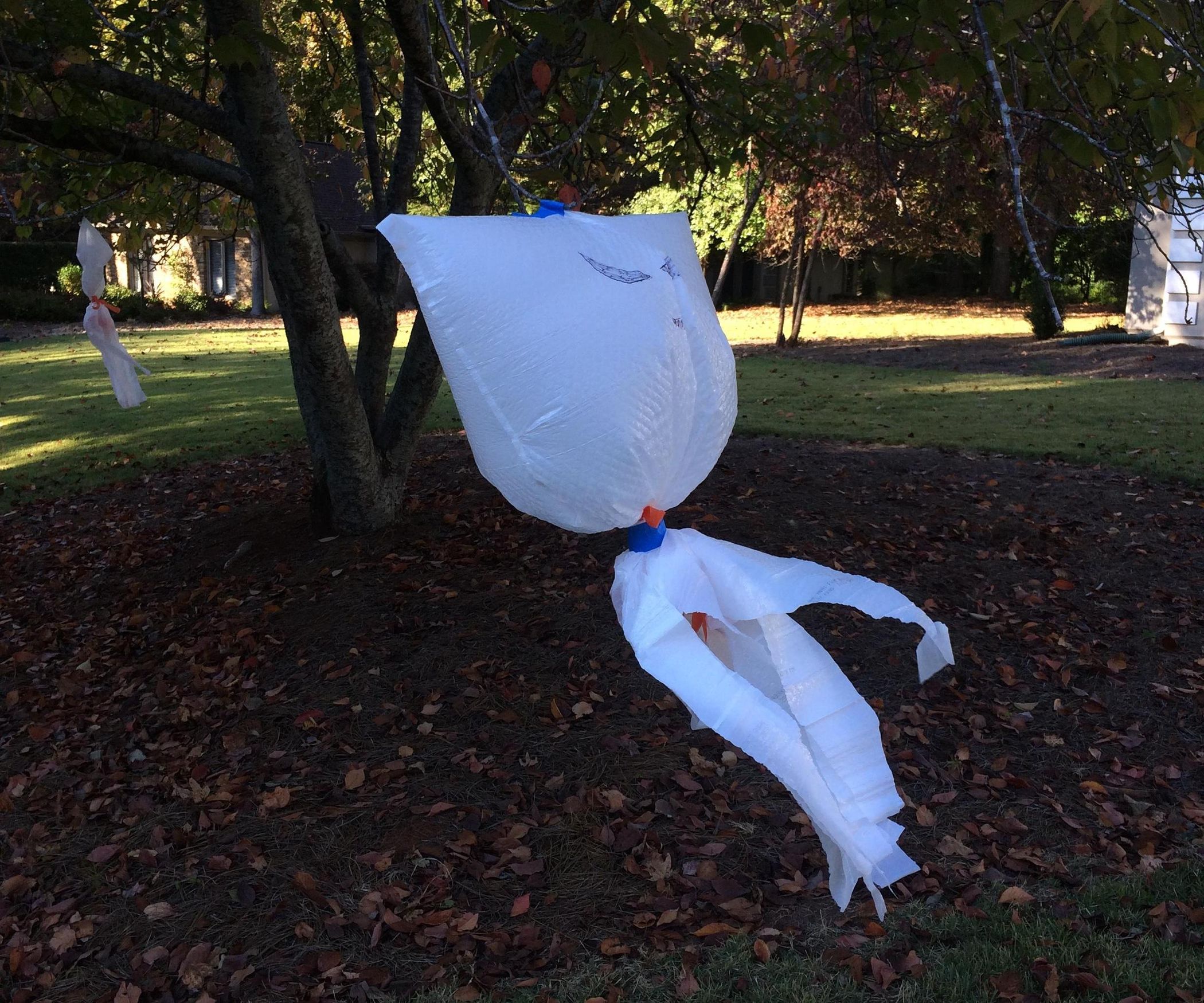 Flying Ghost Made From Everyday Objects : 5 Steps - Instructables