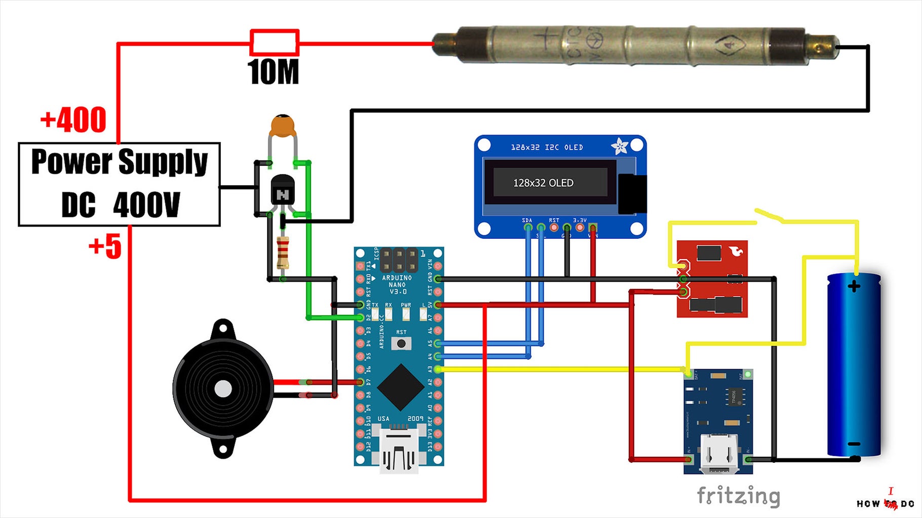 Diy Arduino Geiger Counter 6 Steps With Pictures Instructables