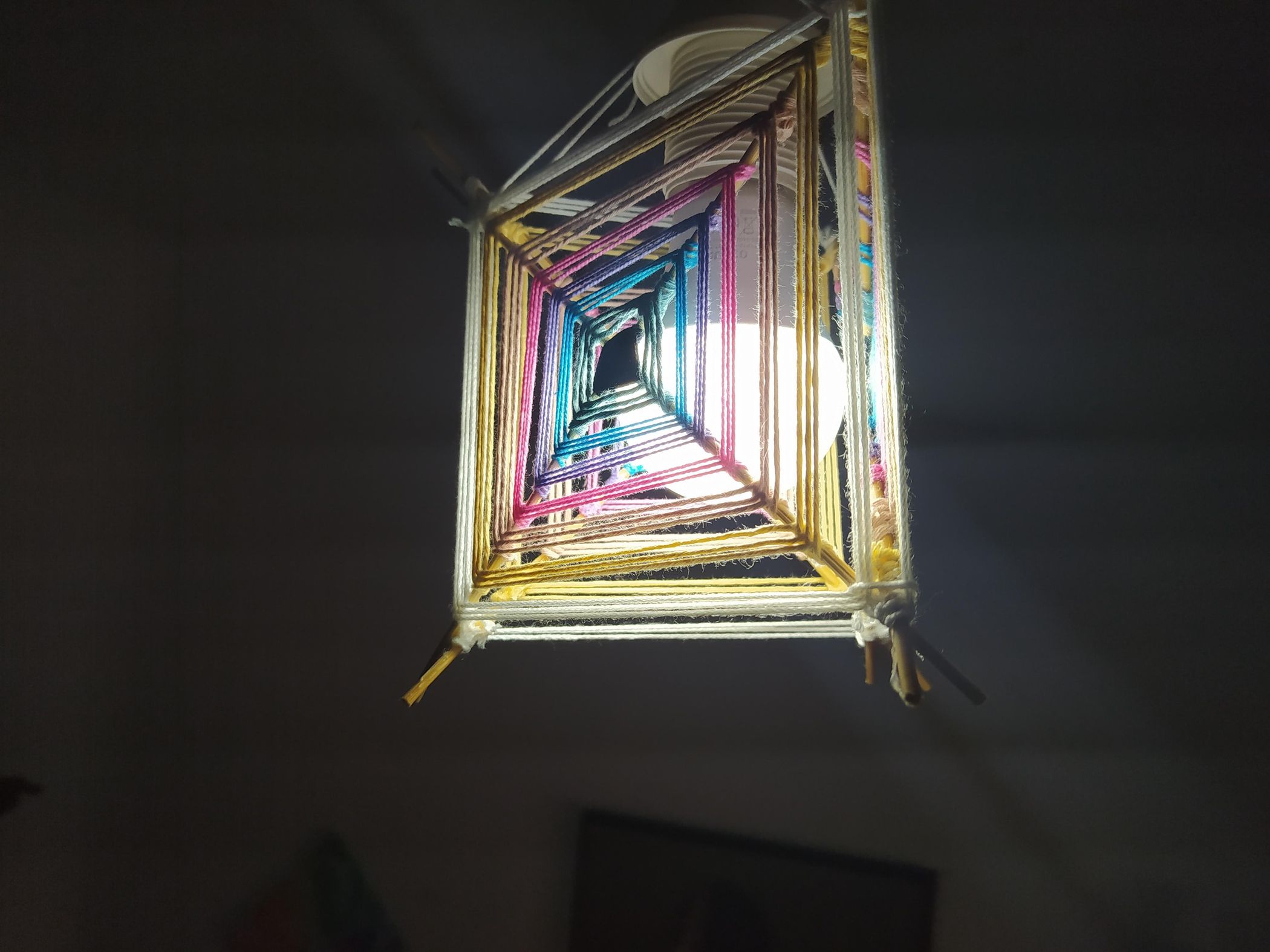 God's Eye Lamp : 7 Steps - Instructables