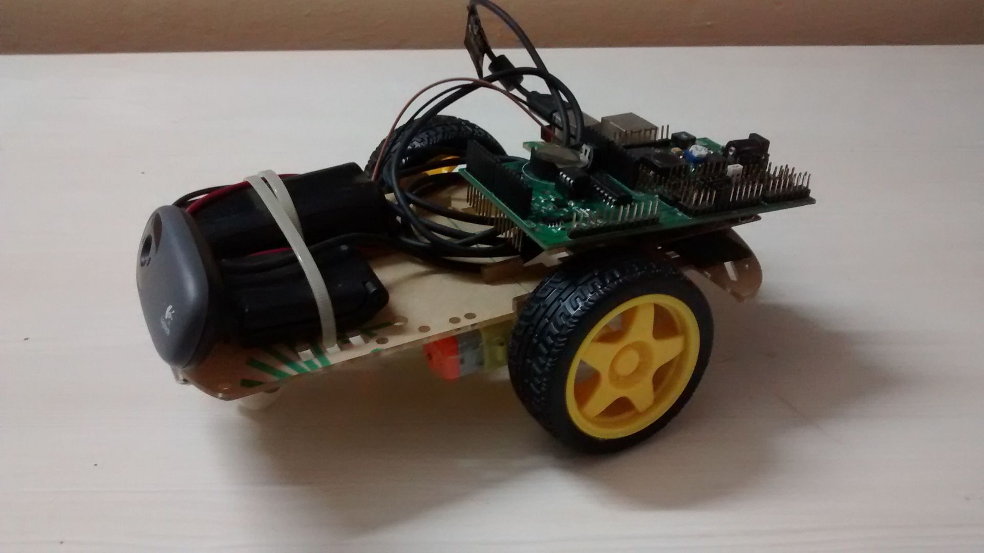 Robot Using Raspberry Pi & Bridge Shield : 6 Steps - Instructables