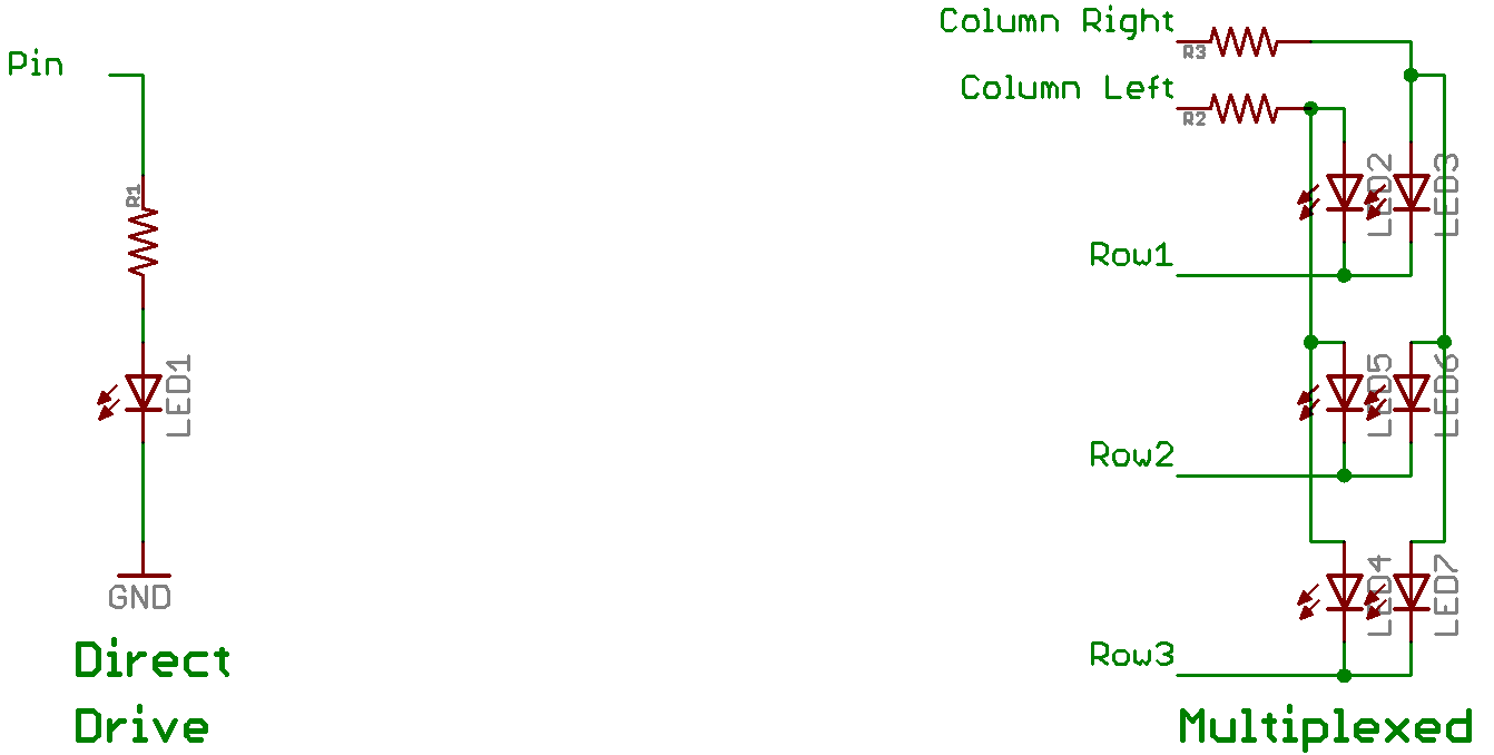 How to Drive a Lot of LEDs From a Few Microcontroller Pins. : 6 Steps ...