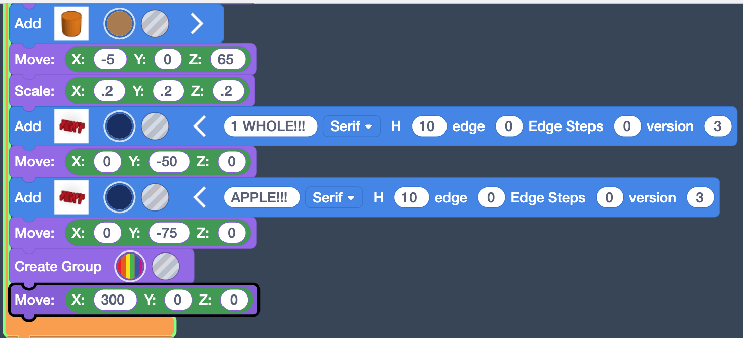 Learning Fractions With Tinkercad Code Blocks : 4 Steps - Instructables