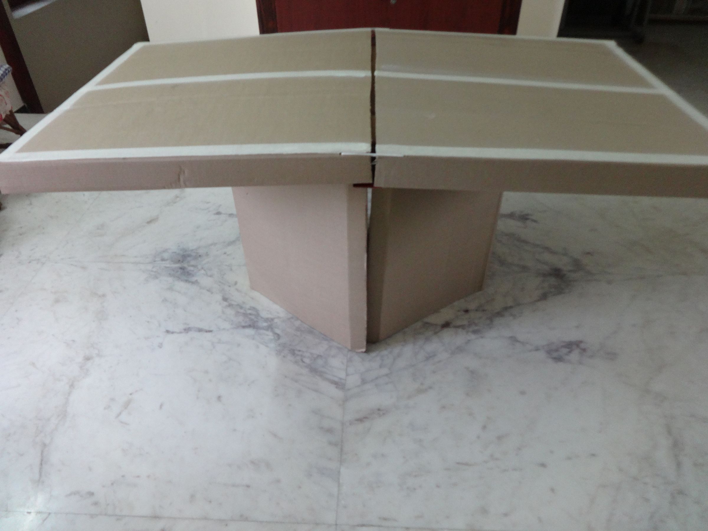 Flat Pack Table-tennis Table! : 9 Steps (with Pictures) - Instructables