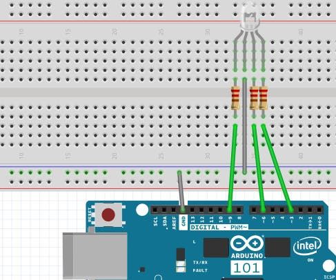 Control RGB LED by Dragging : 7 Steps (with Pictures) - Instructables