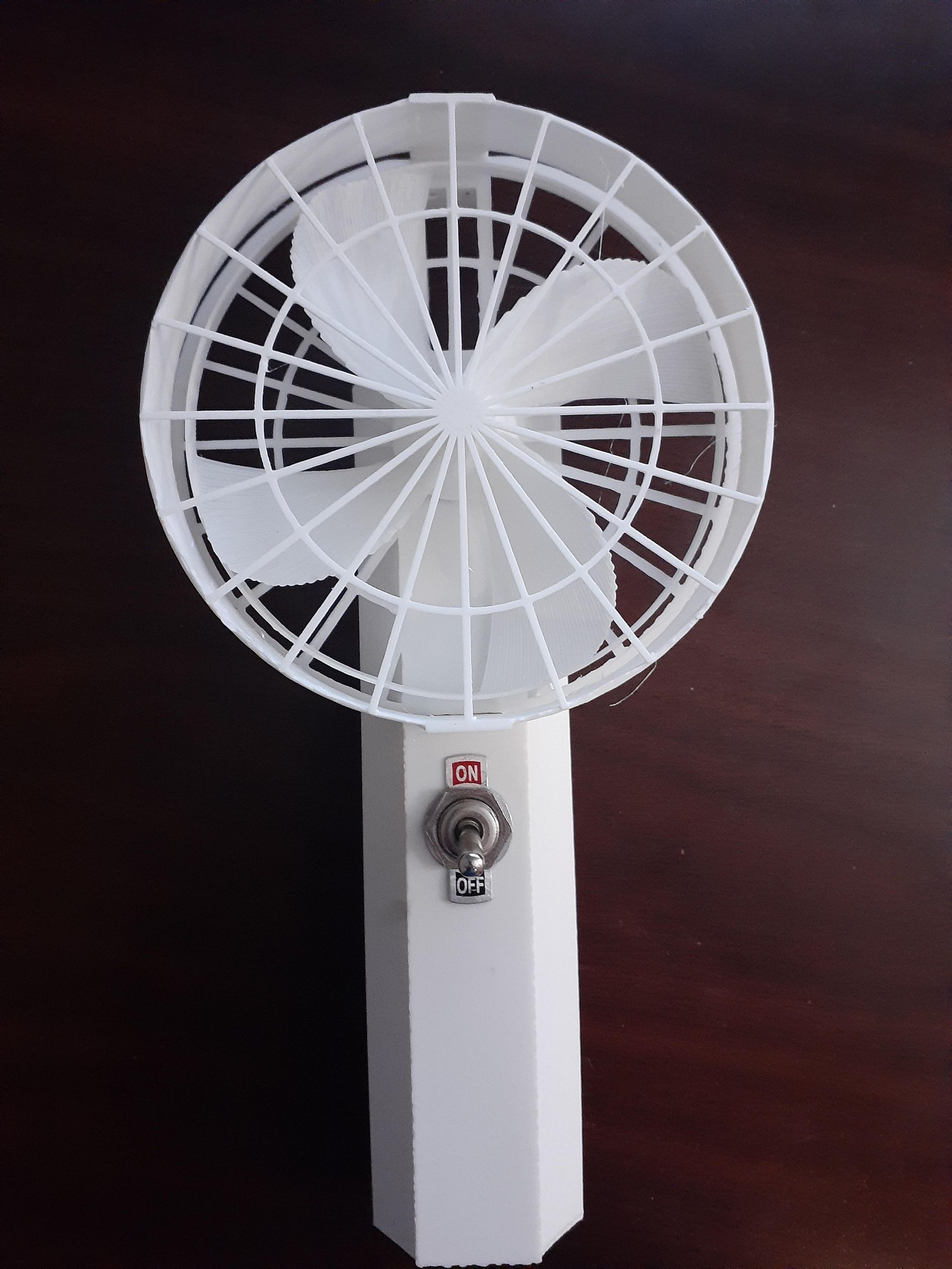 Mini Fan "Light Breeze" - Battery Powered - 3D Printed : 9 Steps (with ...