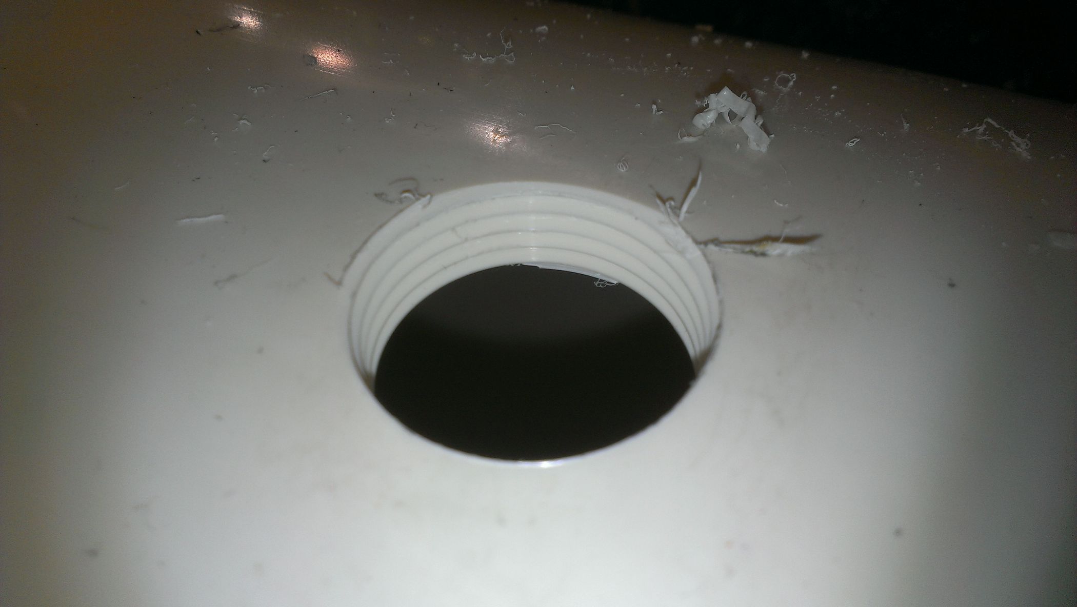 How to Tap a Large Hole in a Big PVC Pipe : 4 Steps - Instructables