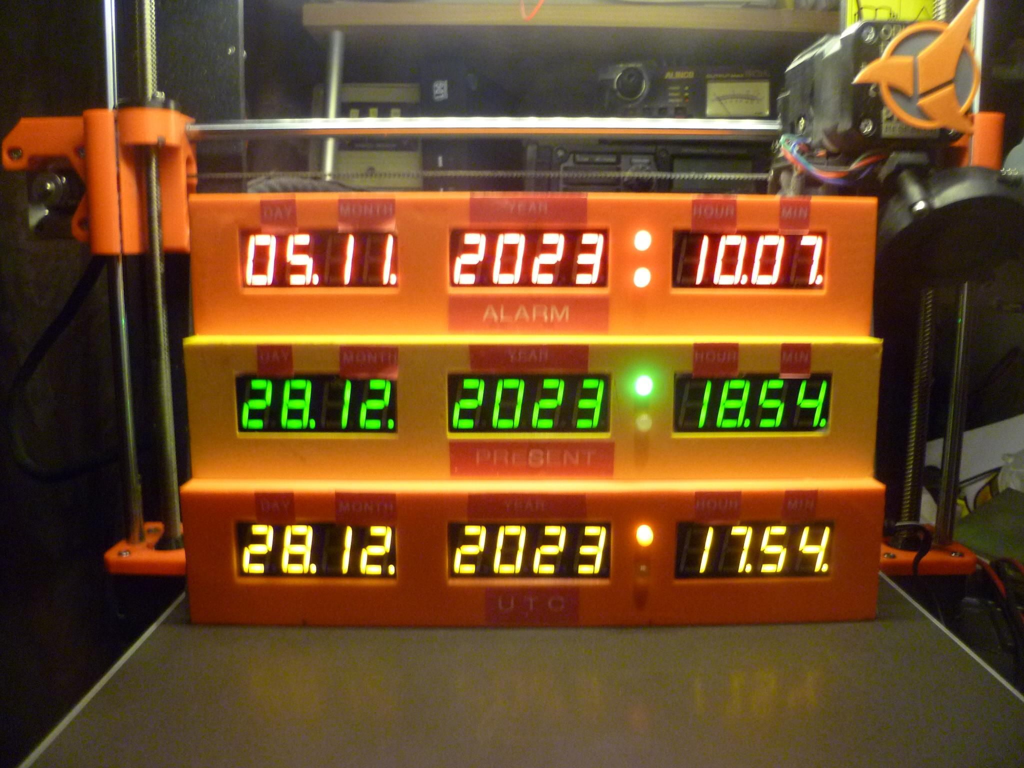 Back to the Future Clock - WIFI EDITION : 13 Steps (with Pictures ...