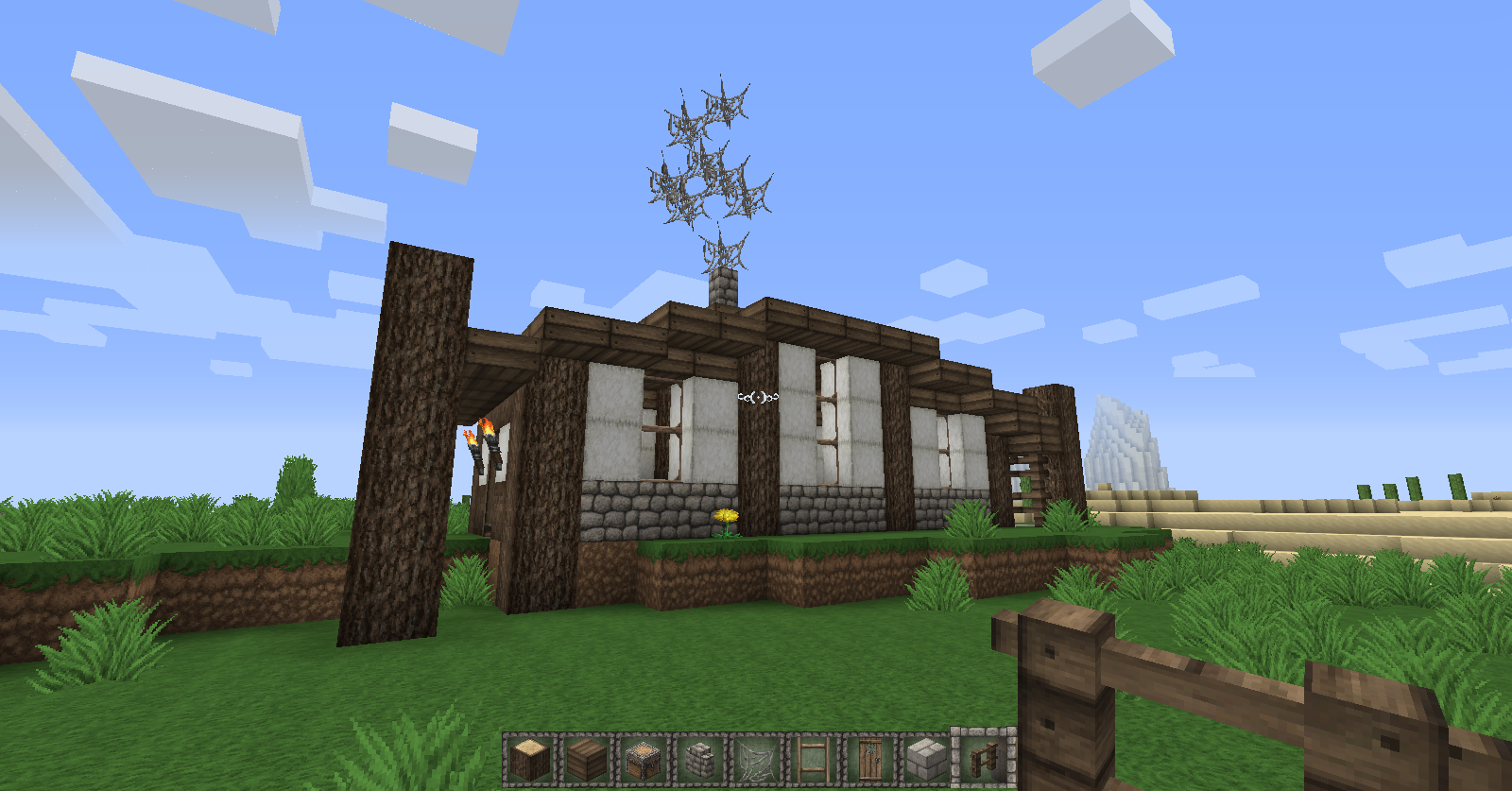 Nice Minecraft Hill House : 4 Steps - Instructables