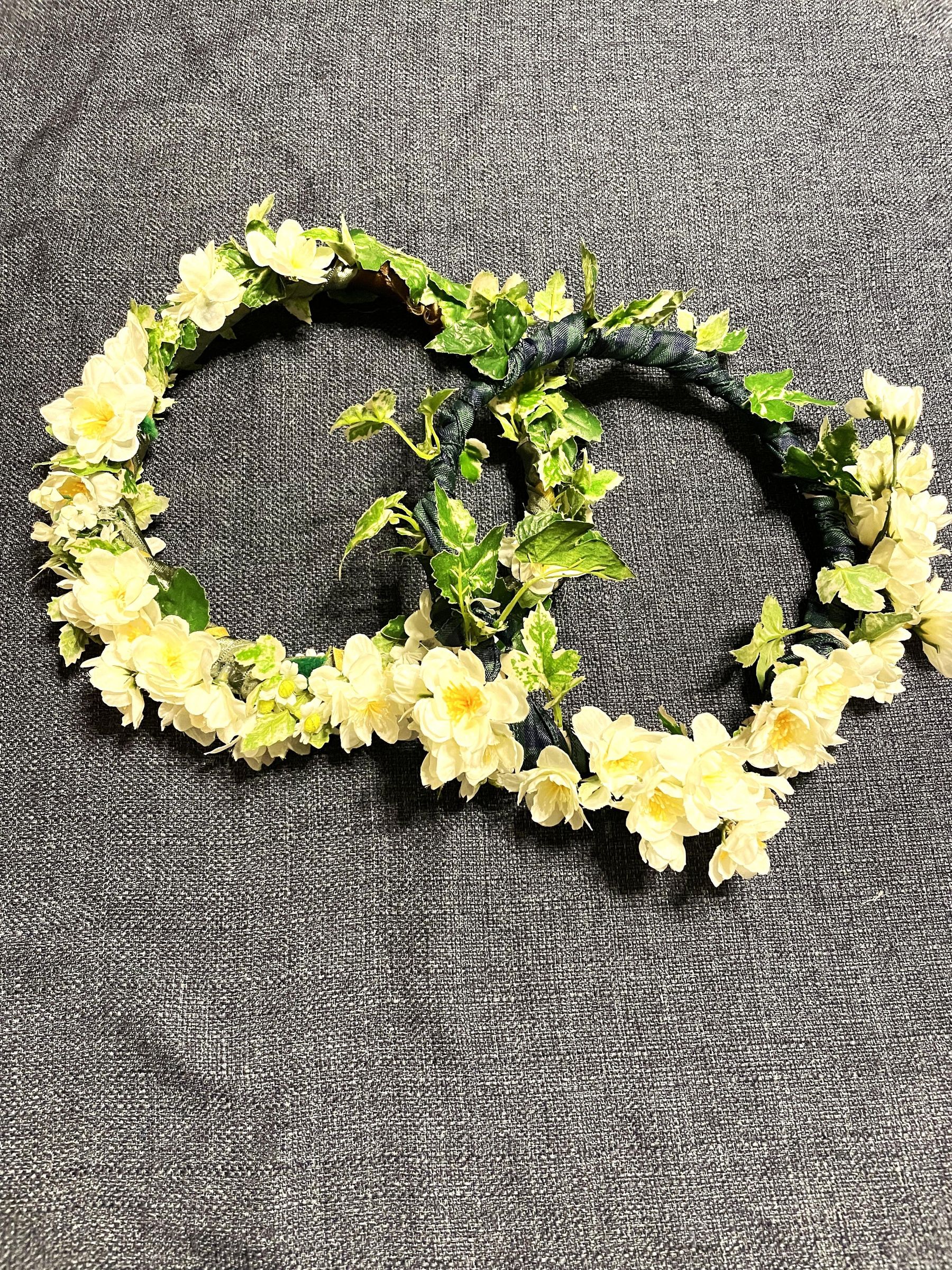 Easy Flower Head Wreath- Quick, No Glue : 7 Steps (with Pictures ...